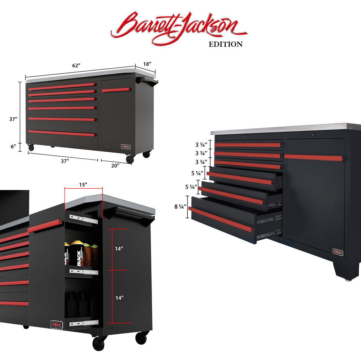 Barrett-Jackson Edition, 10-piece + Cabinet Set | Costco