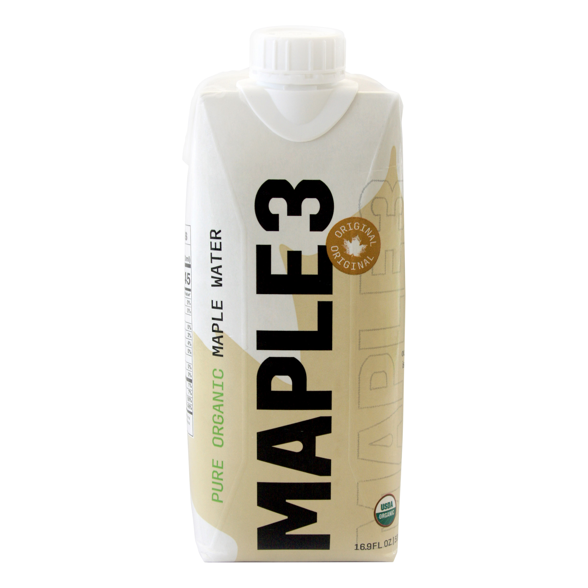 Maple 3 Pure Organic Maple Water, 16.9 fl oz, 12-count | Costco