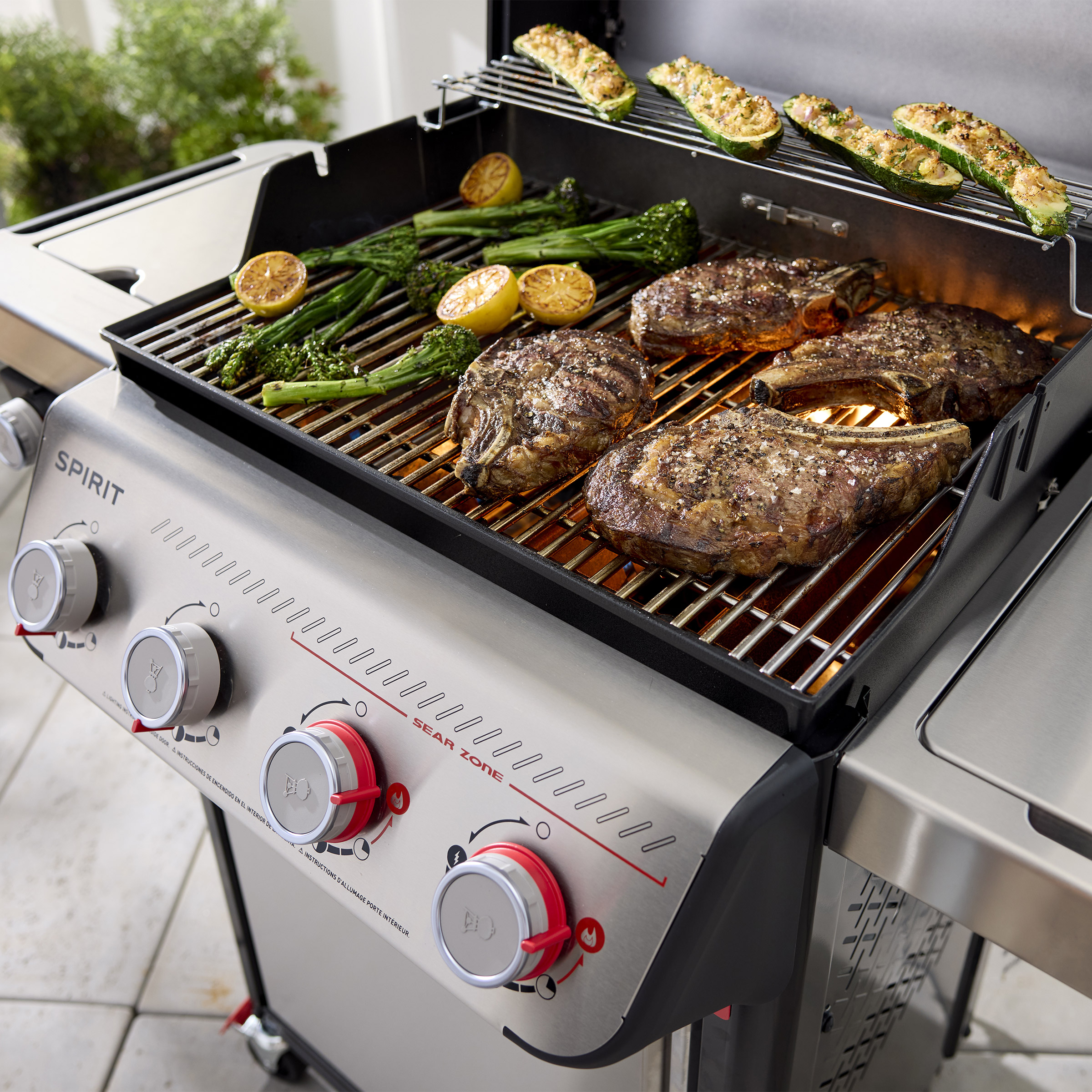 Weber Spirit S-435C 4 Burner Natural Gas BBQ with Cover | Costco