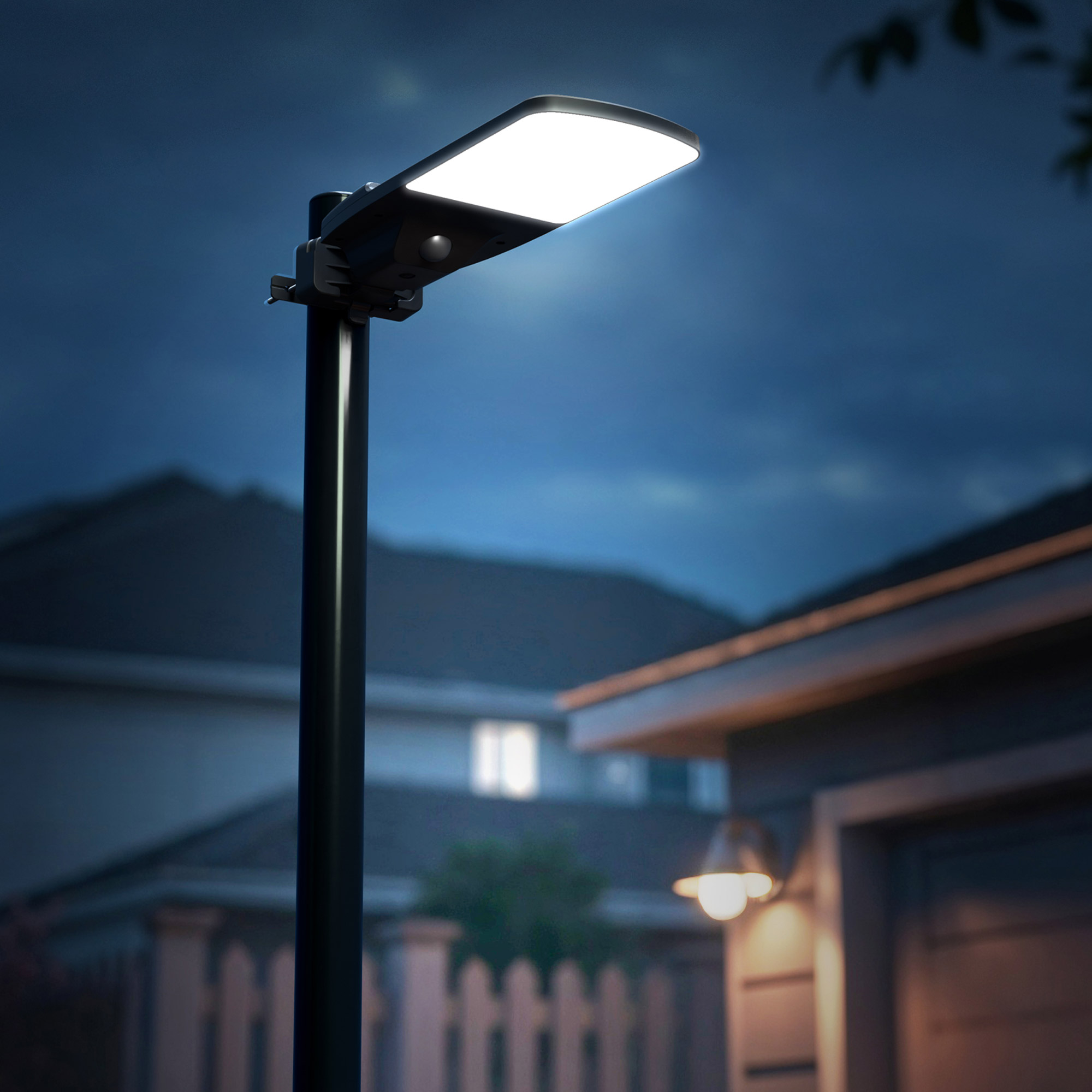 Fresh Source 5000 Lumen Solar Area Light with Motion Sensor | Costco