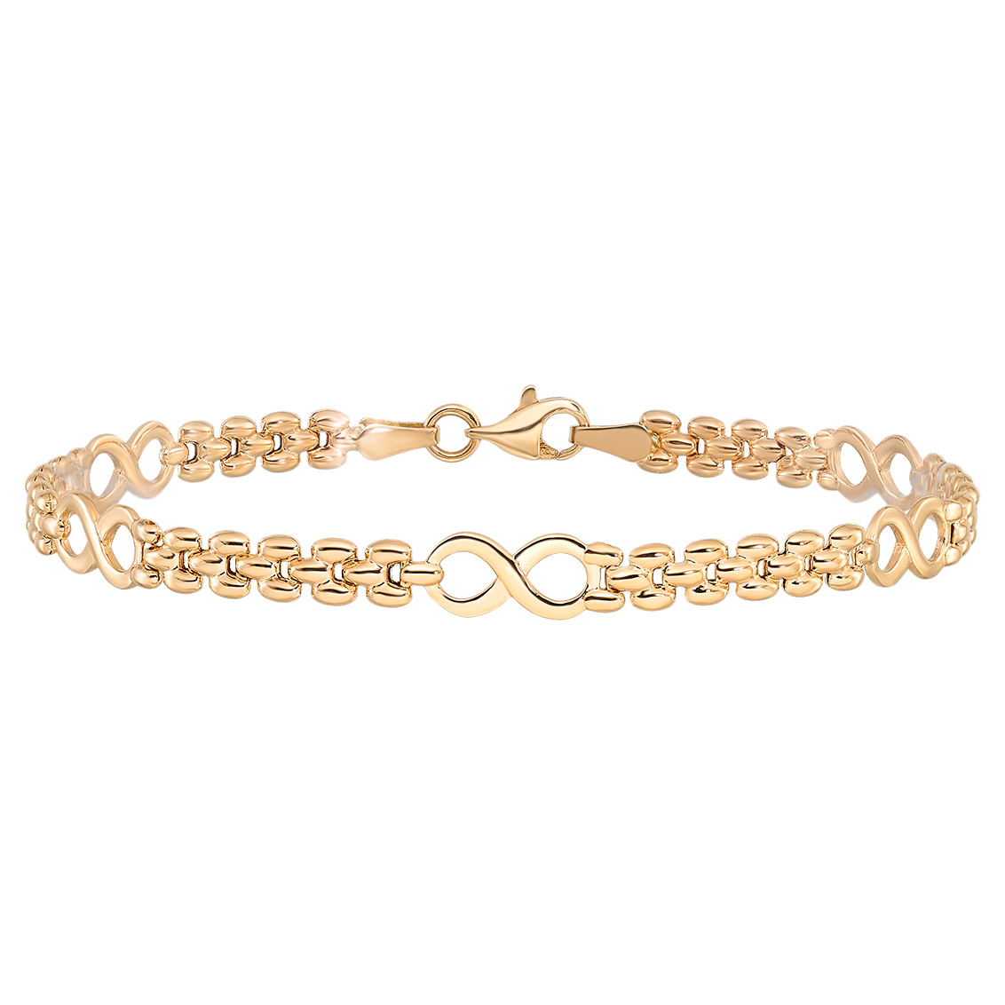 High Polish Bracelet in Yellow Gold | Costco