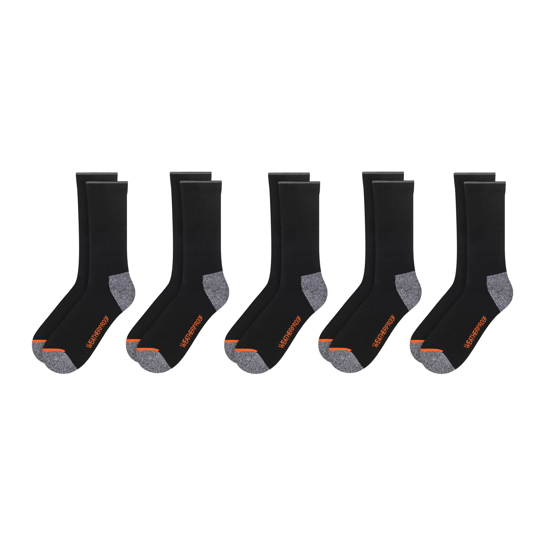 Weatherproof Vintage Men's Outdoor Crew Sock, 5-pair | Costco