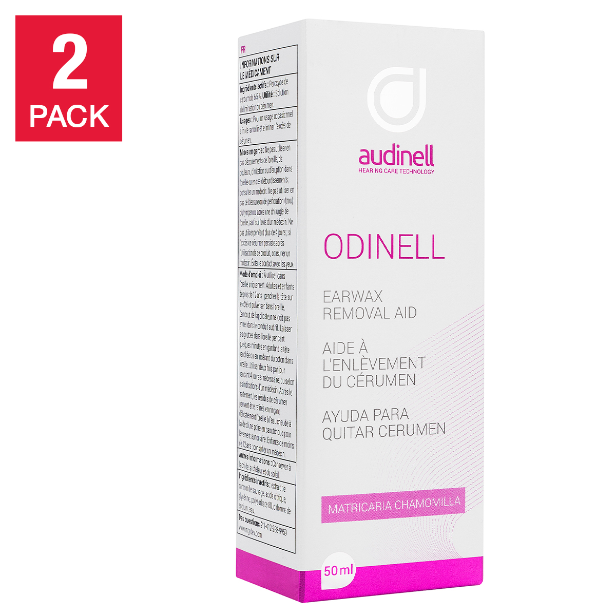 Audinell Odinell Earwax Removal Aid Spray, 2-pack | Costco