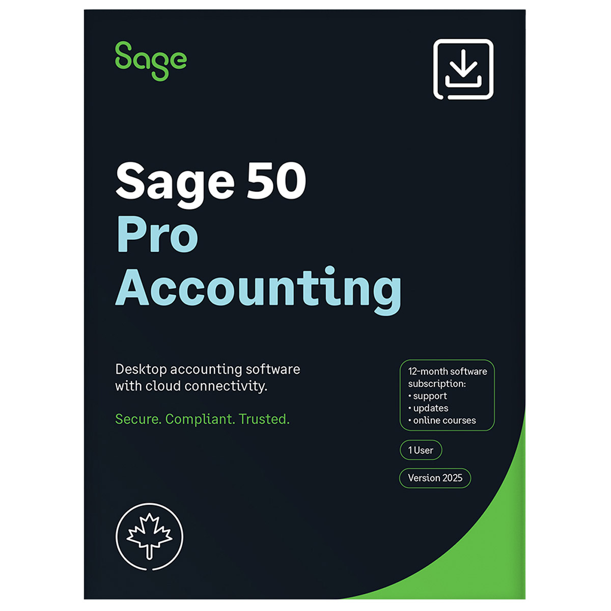Sage 50 Pro Accounting 2025 CDN (Download), Bilingual | Costco