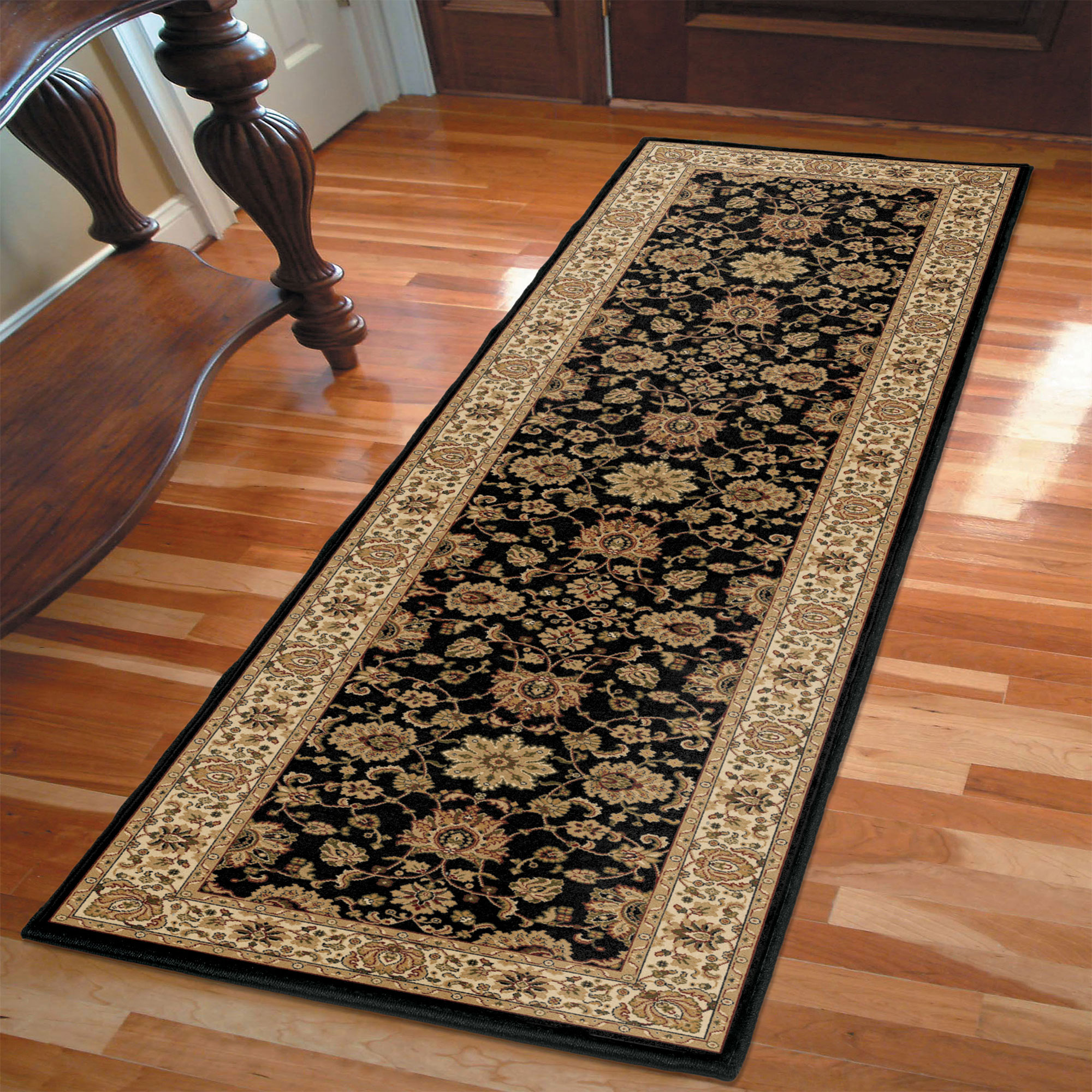 Orian Rugs Kings Landing Black Indoor Runner | Costco