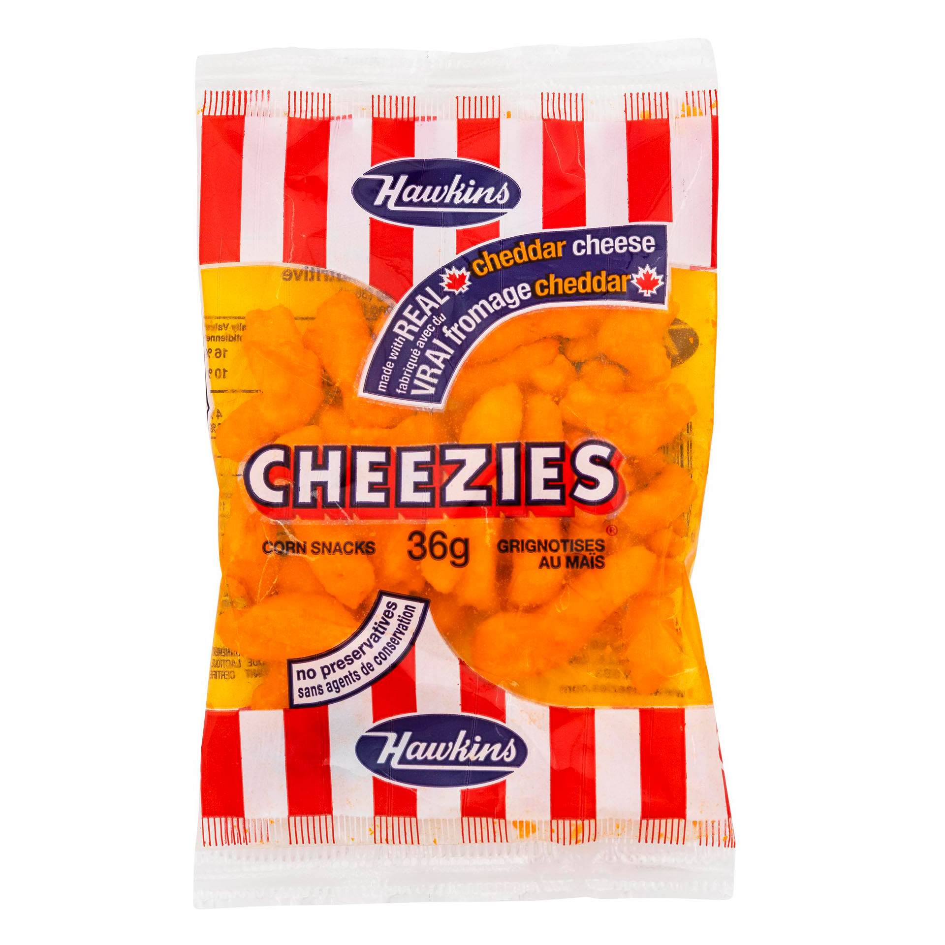 Hawkins, Cheezies Corn Snacks, 36 × 36 g (1.27 oz) | Costco