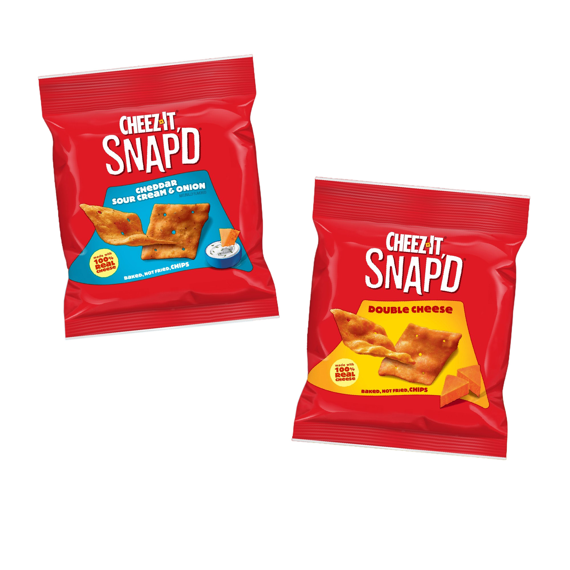 Cheez-It Snap'd Crackers, Variety Pack, .75 oz, 42-count | Costco