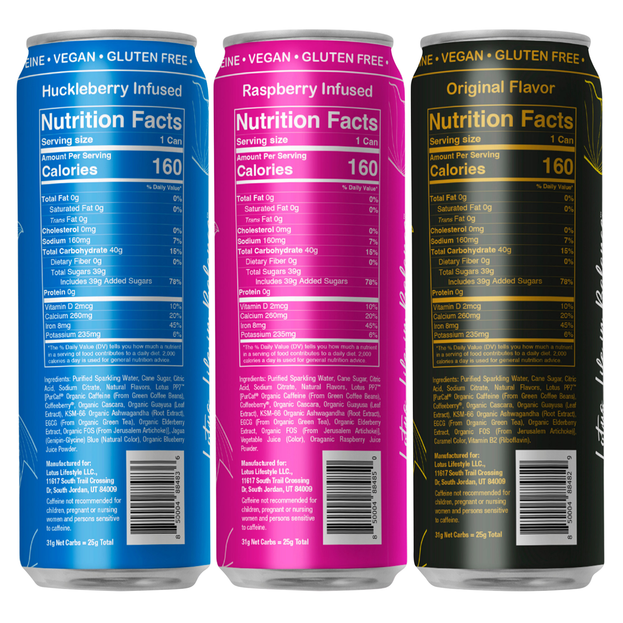 Lotus Energy Drink, Variety Pack, 12 fl oz, 15-count | Costco