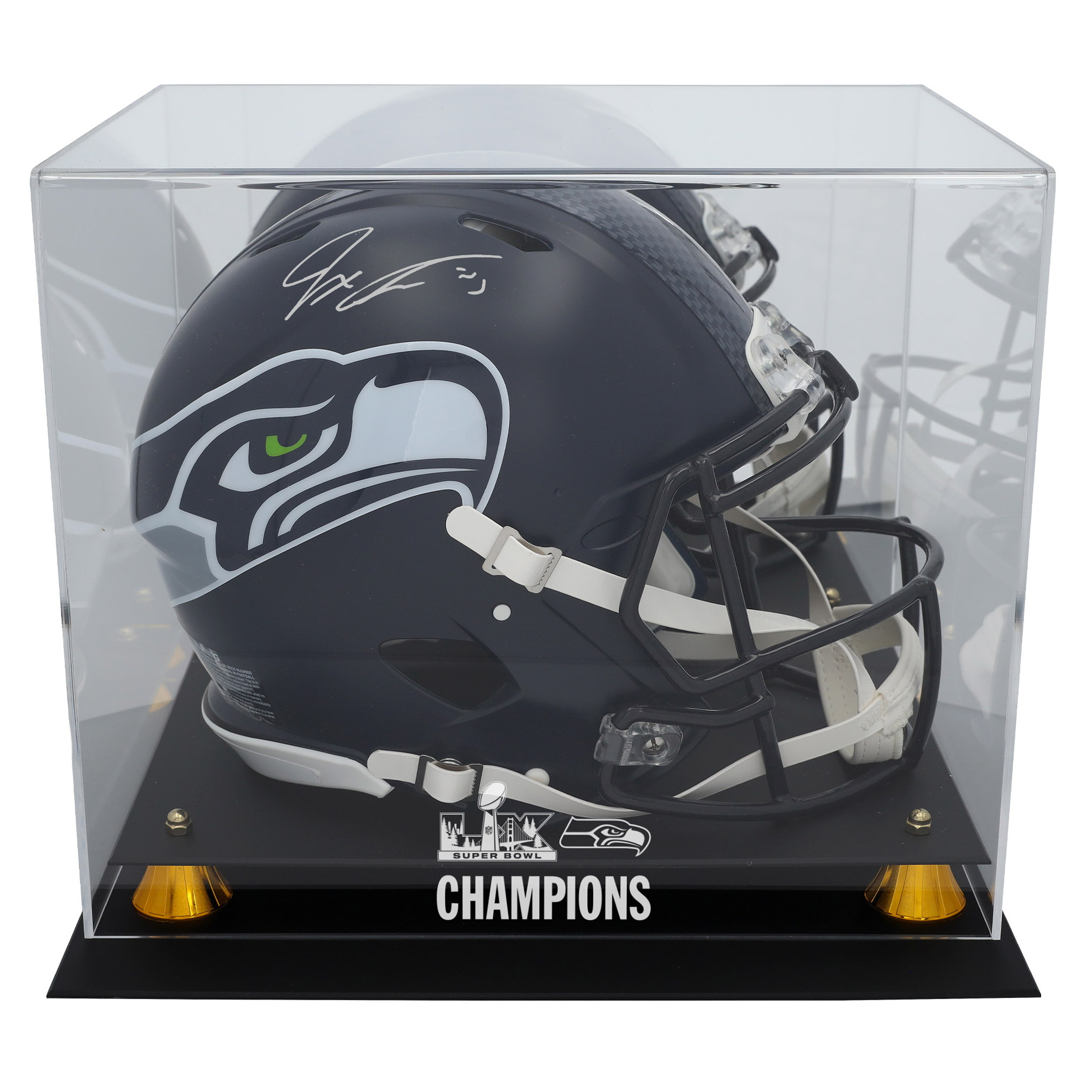 Jaxon Smith-Njigba Autographed Seattle Seahawks Super Bowl LX Champions ...