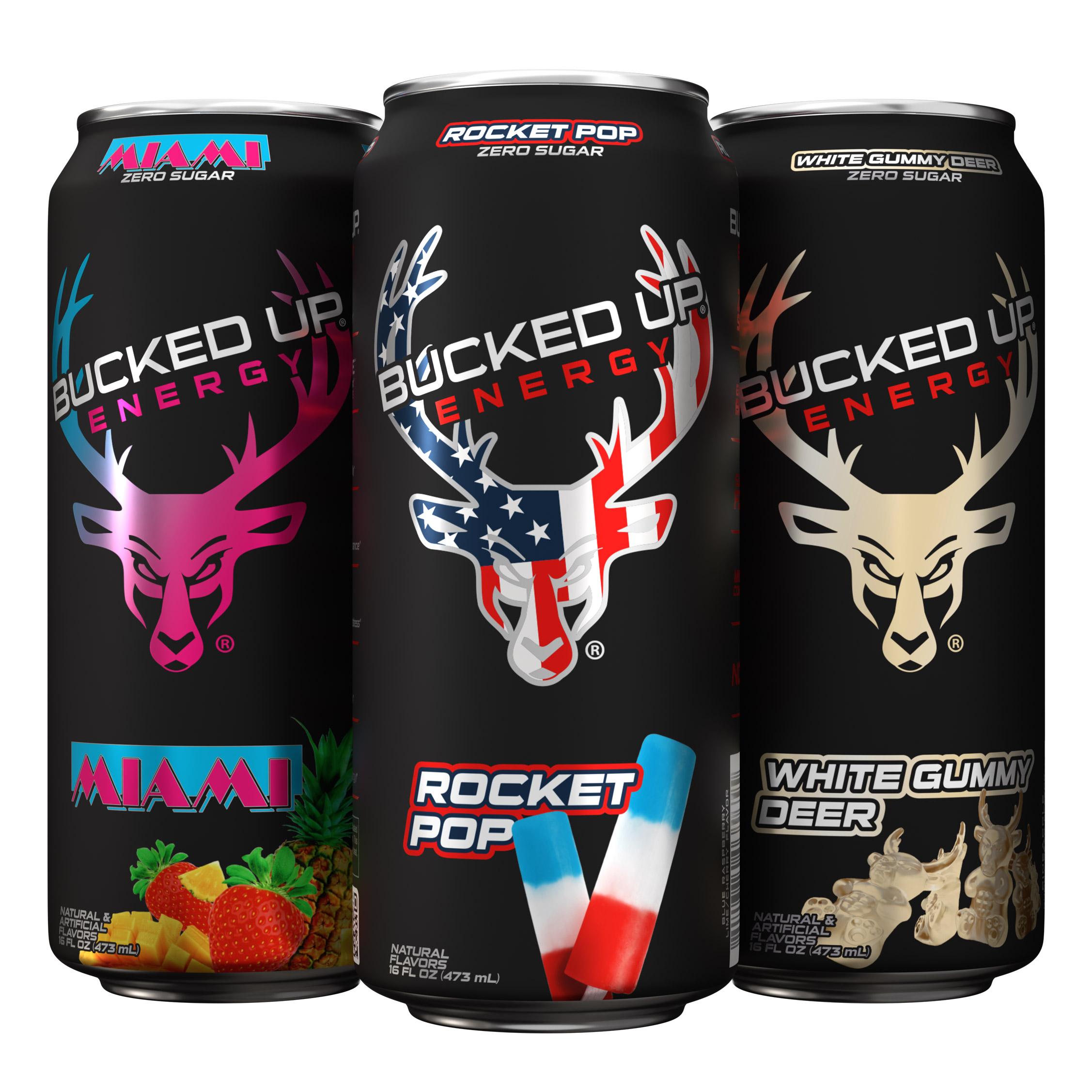 Bucked Up Energy Drink, Variety Pack, 16 oz, 15-count | Costco