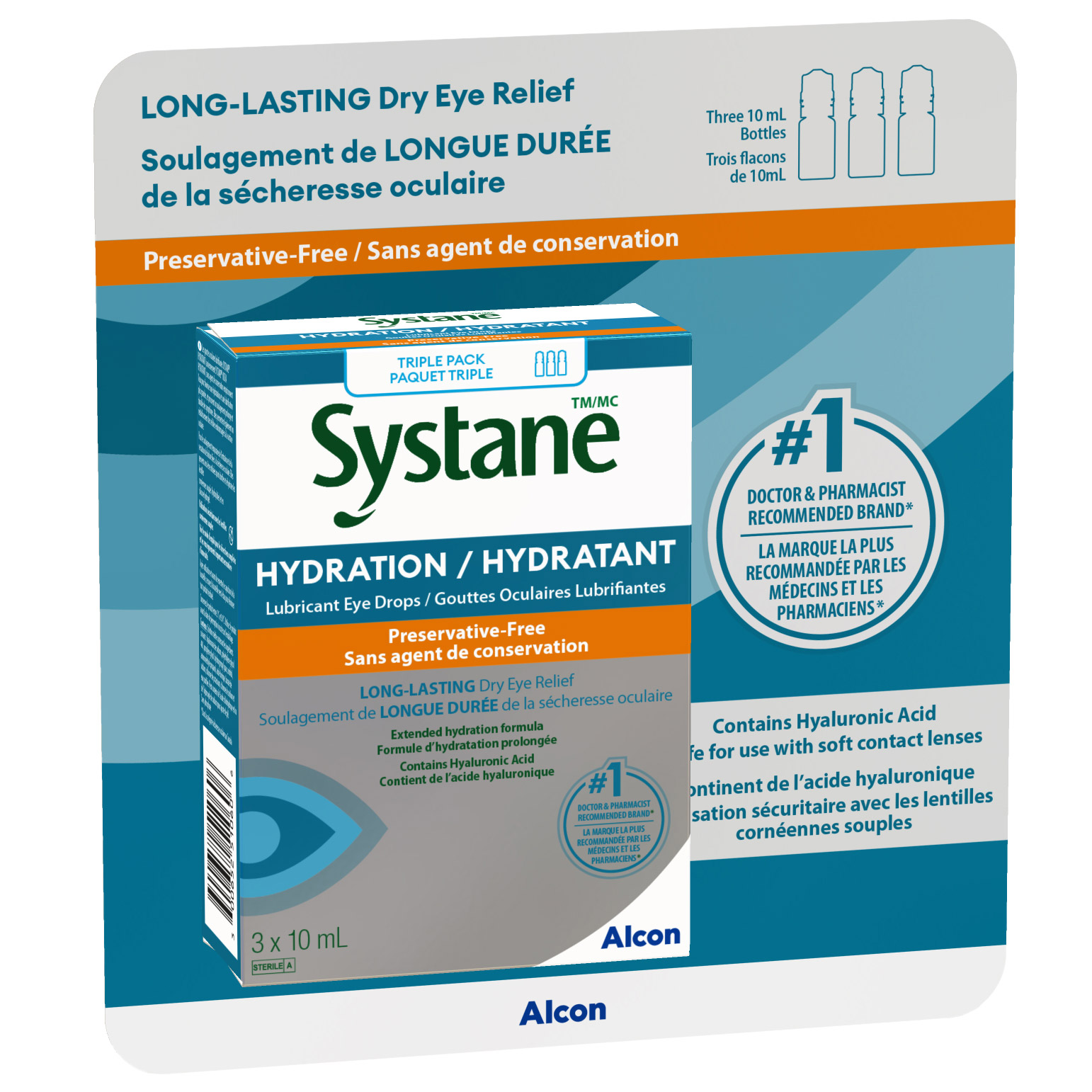 Systane Hydration Eye Drops, 3 x 10 mL | Costco