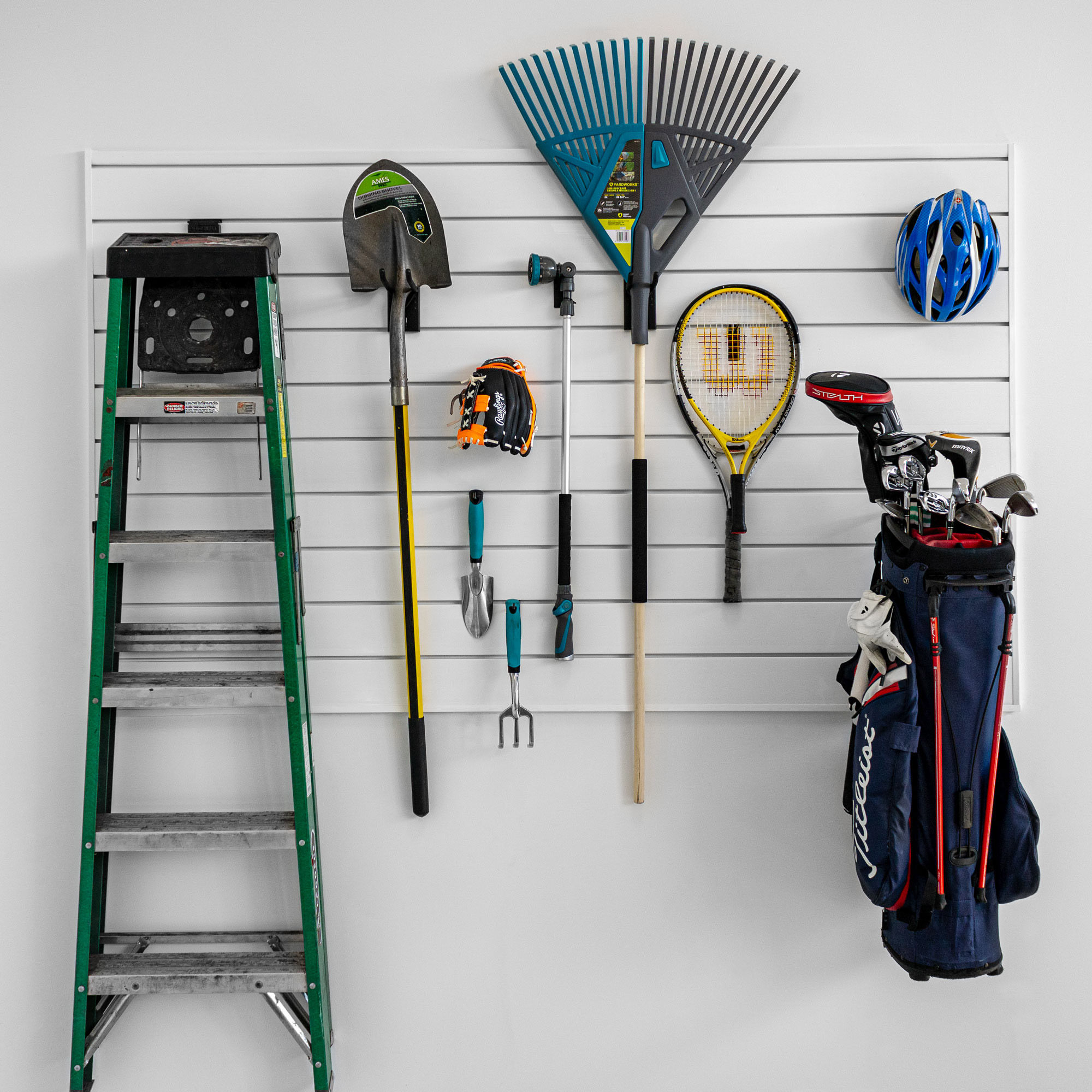 Proslat PVC Slatwall Kit with Black Hooks | Costco