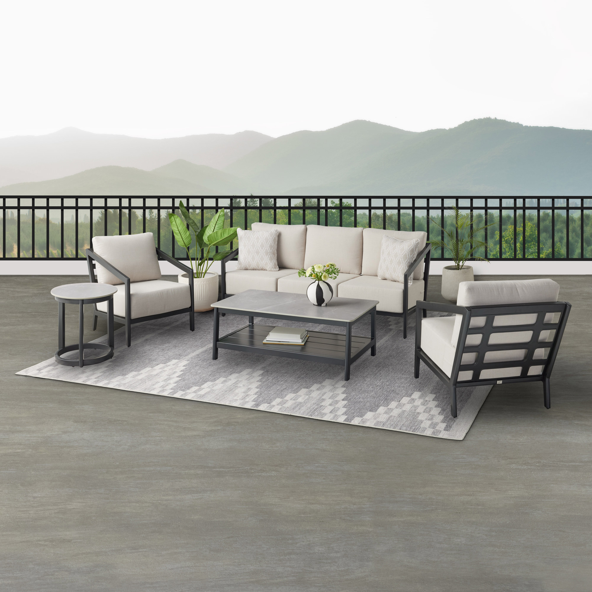 Agio Formia 5-piece Outdoor Patio Seating Set | Costco
