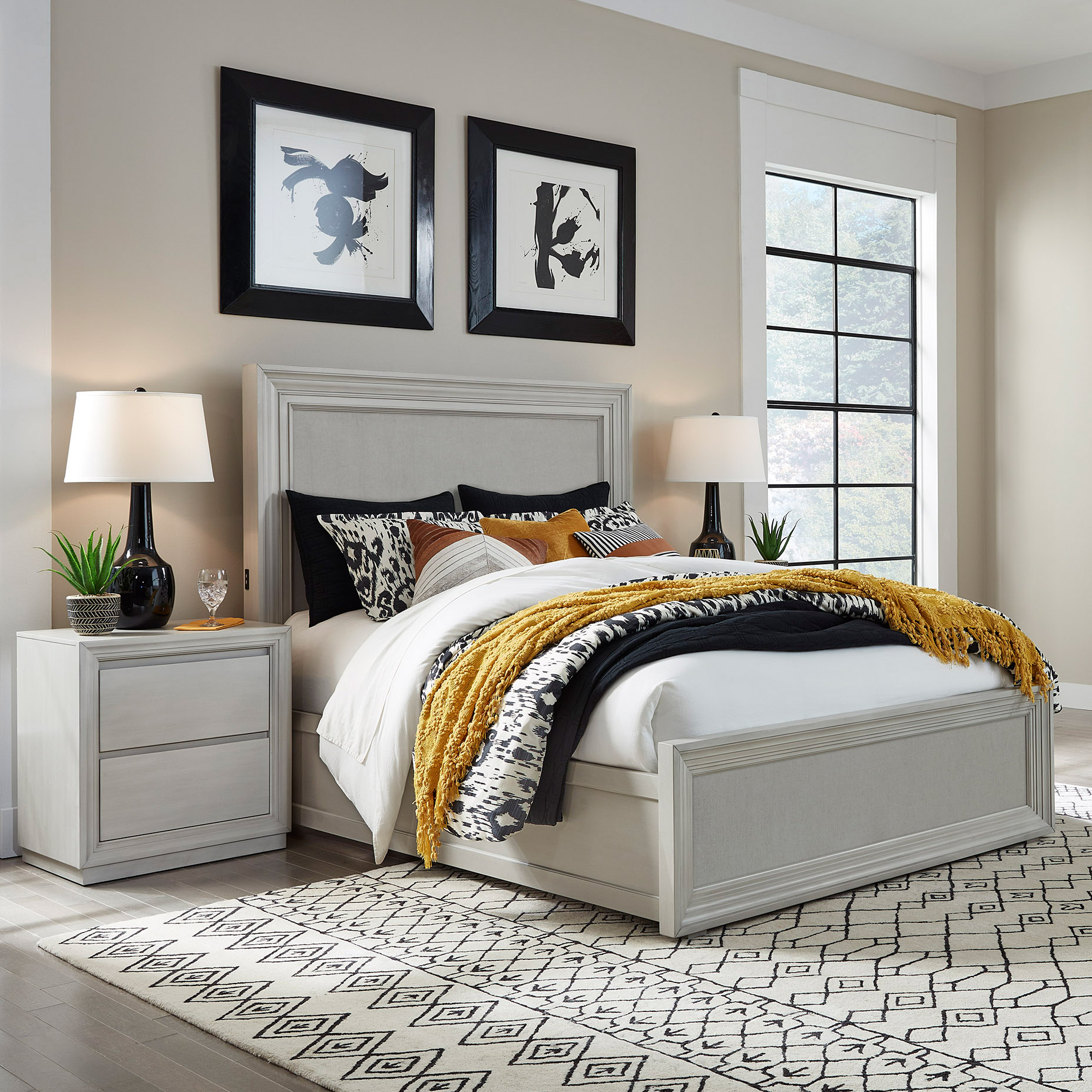 Costco King Size Bed Headboard Bensenville Furniture For Less | Costco