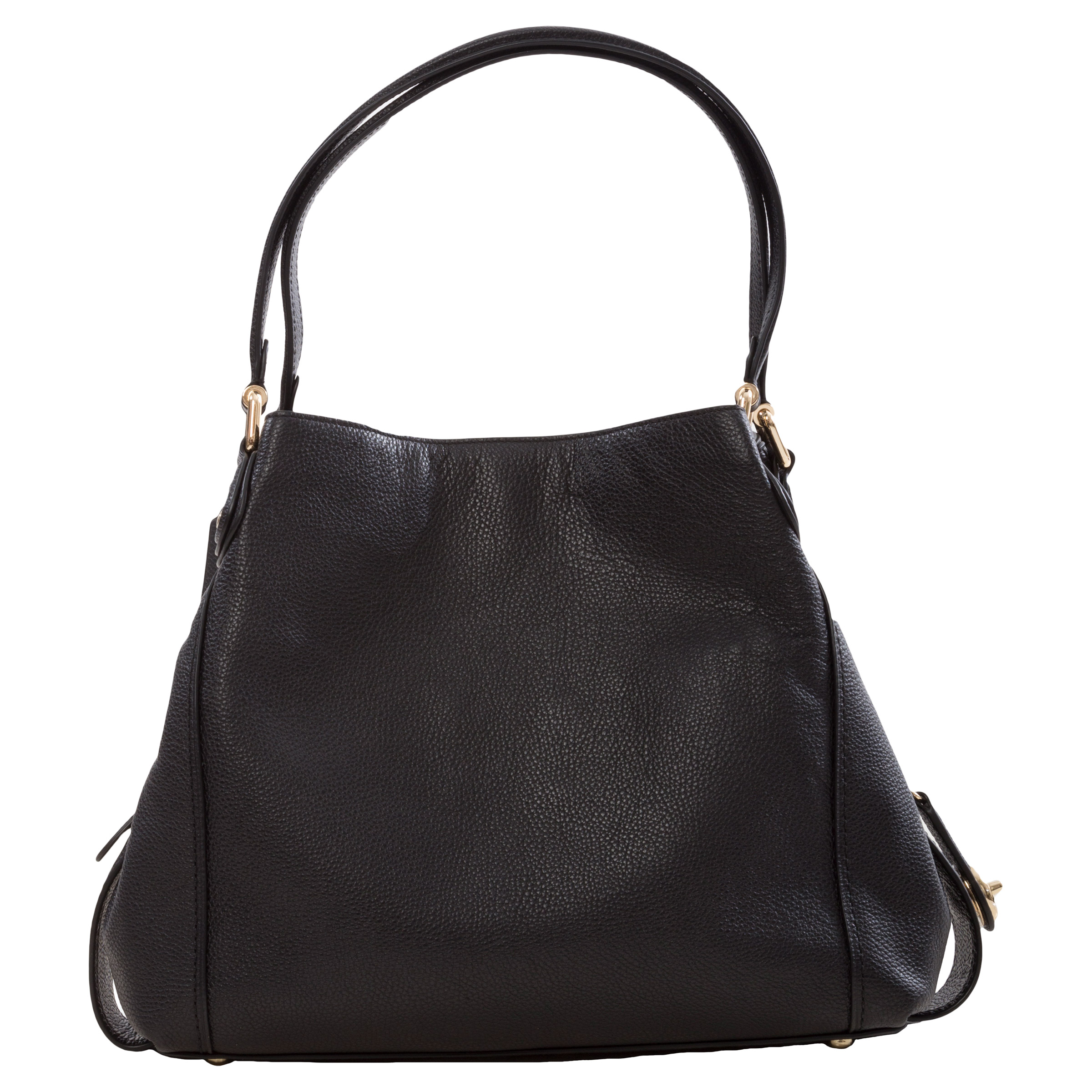 Coach Pebbled Edie 31 Shoulder Bag, Black | Costco