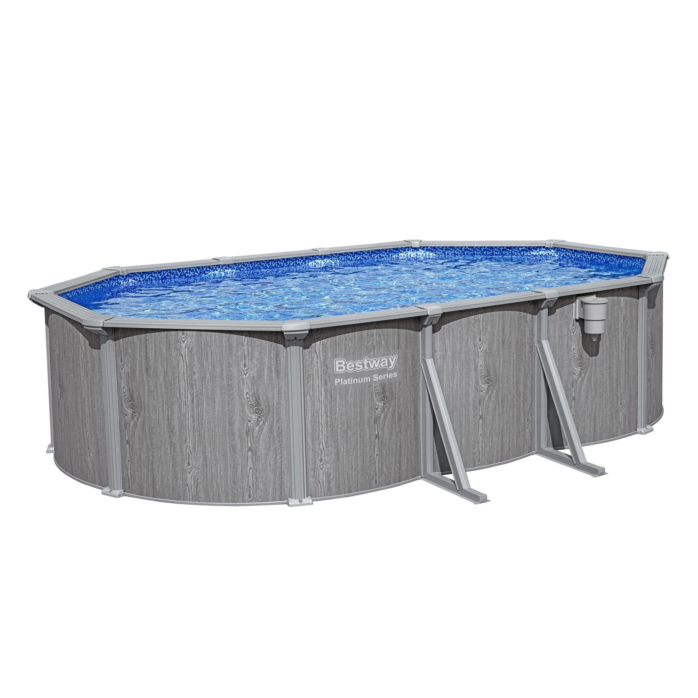 Bestway Power Steel Oval Above-ground Pool - 5.50 m (18 ft) | Costco