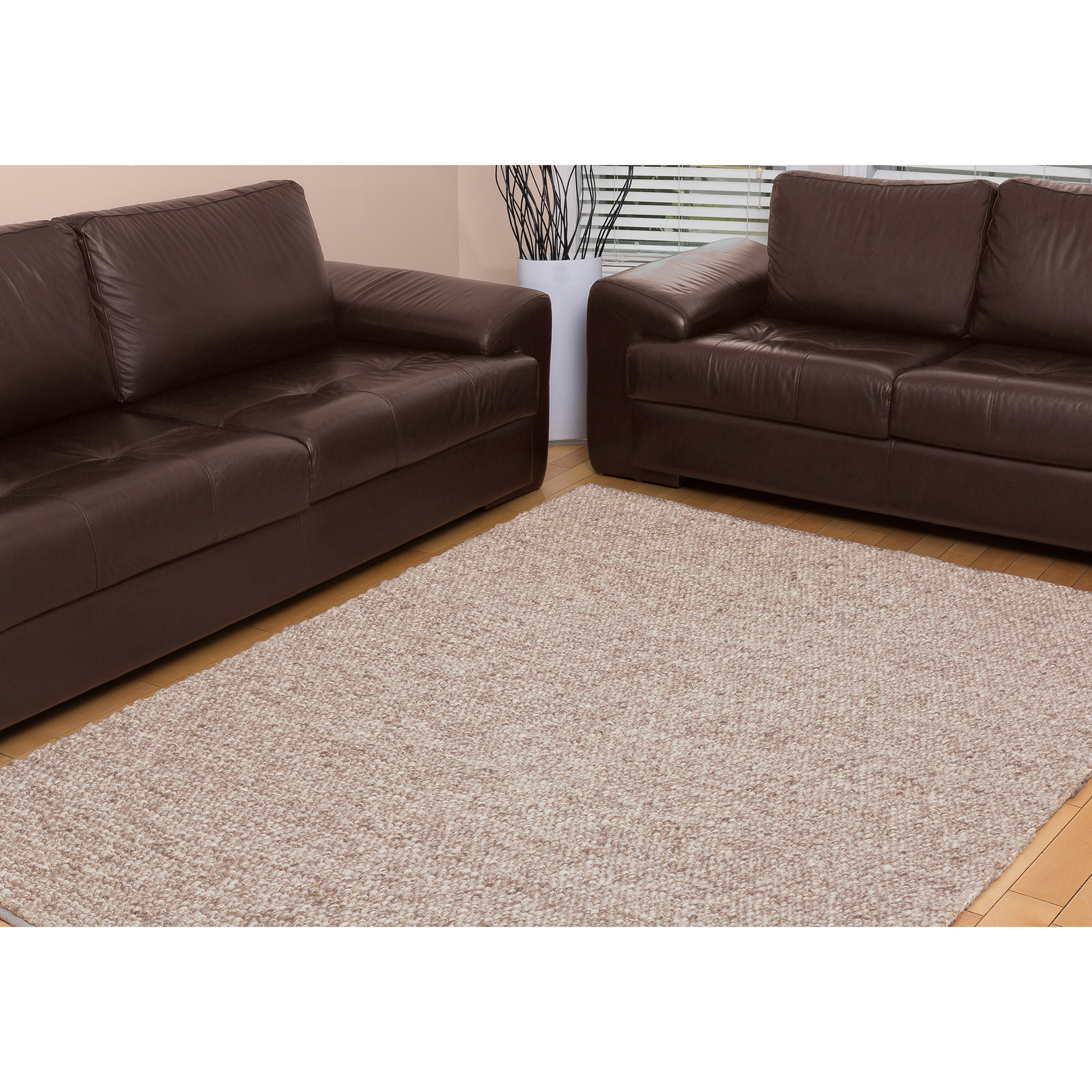 Melange Natural Handmade Area Rug | Costco