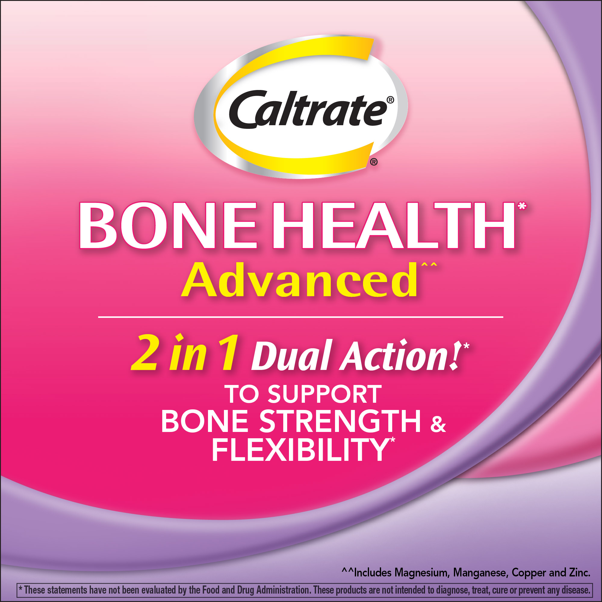Caltrate Bone Health Advanced Calcium 600+D3 Plus Minerals, 320 Tablets ...