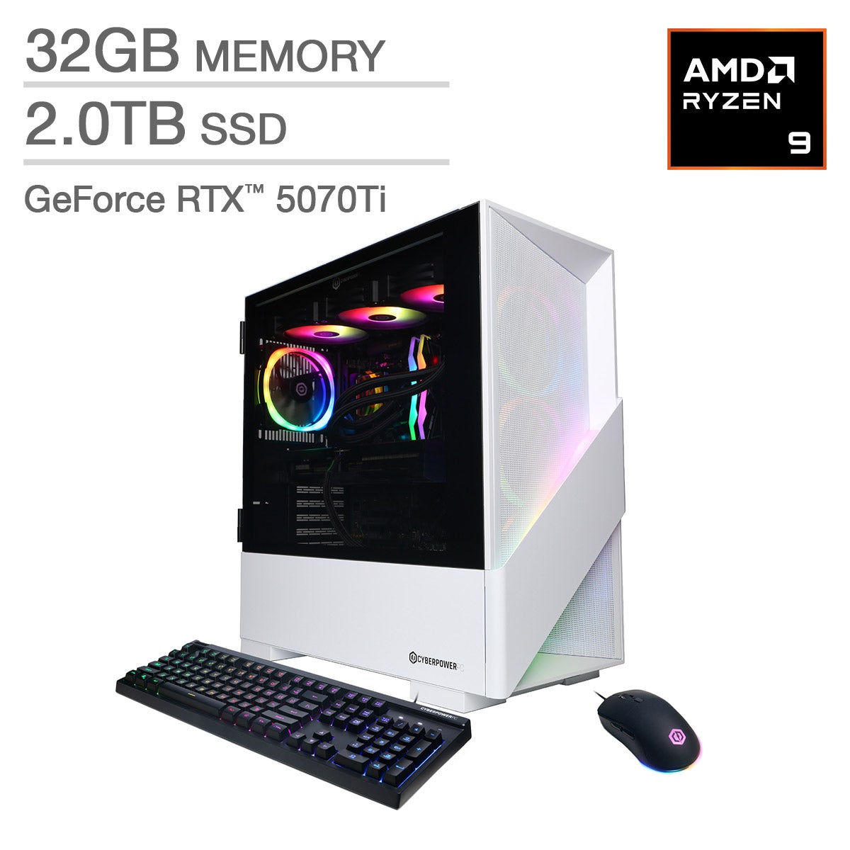 CyberPowerPC Gamer Supreme Gaming Desktop – AMD Ryzen 9 CyberPowerPC Gamer Supreme Gaming Desktop – AMD Ryzen 9