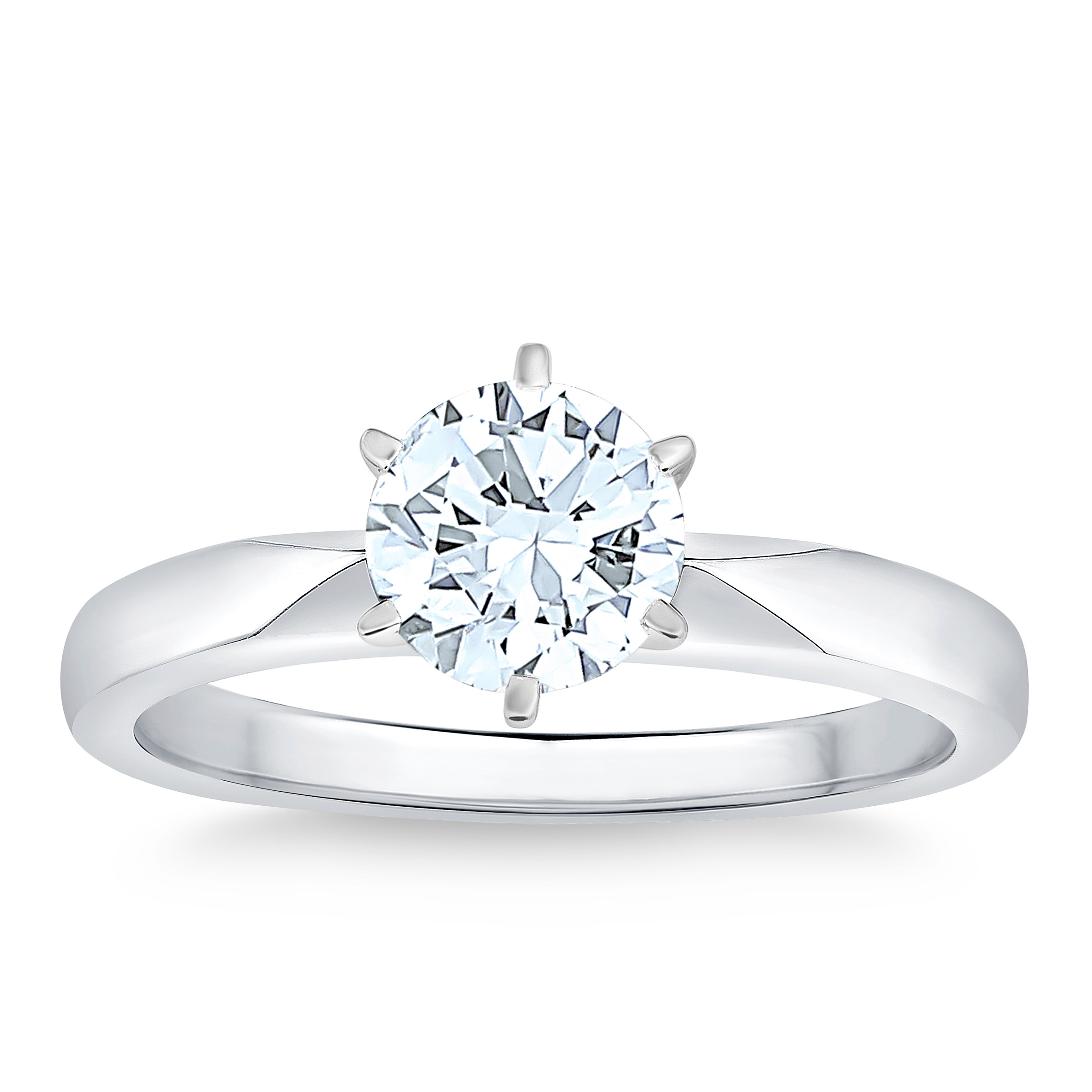 Round Brilliant Diamond Solitaire Ring (1.00 ct) | Costco
