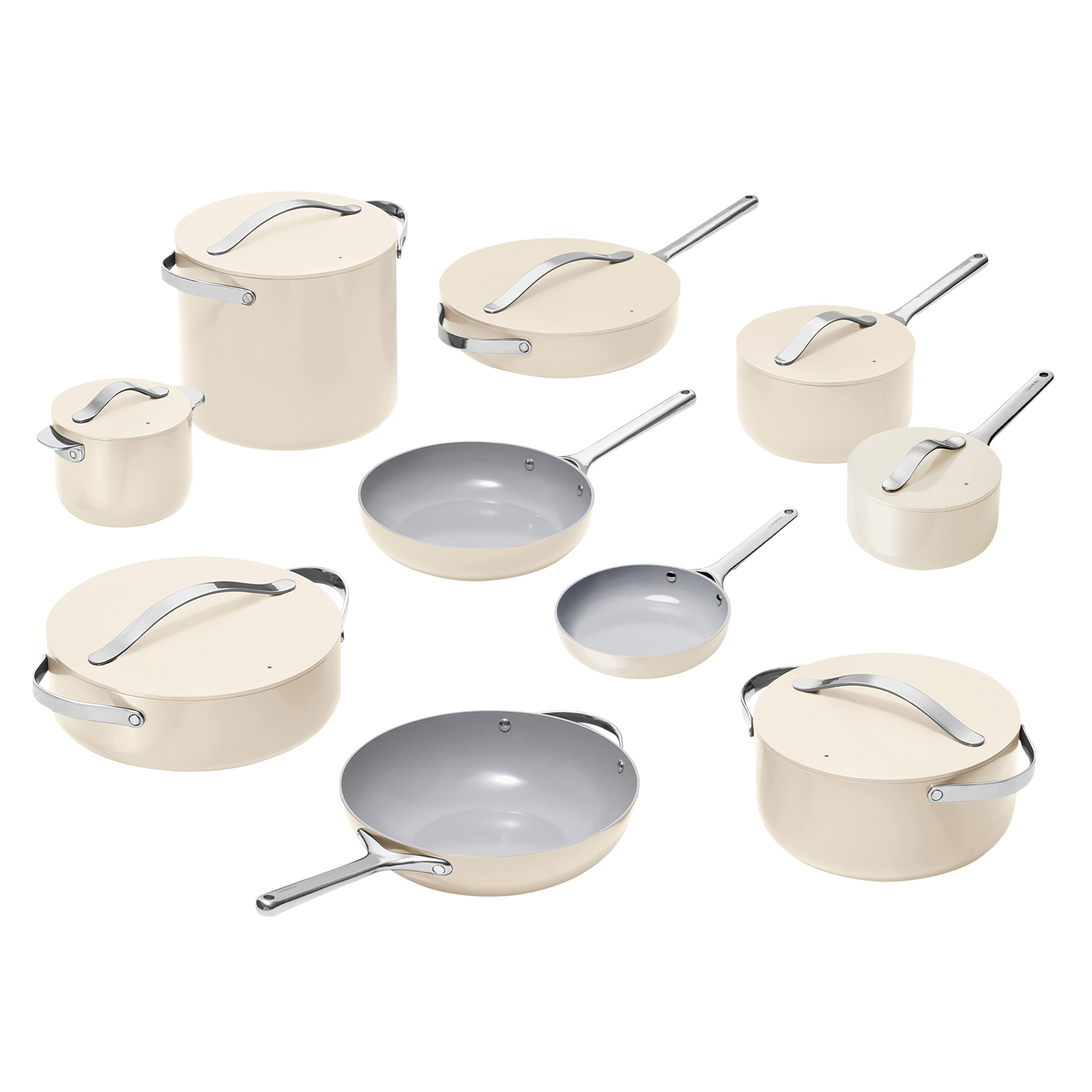 Caraway 24-piece Ceramic Non-stick Cookware Set | Costco