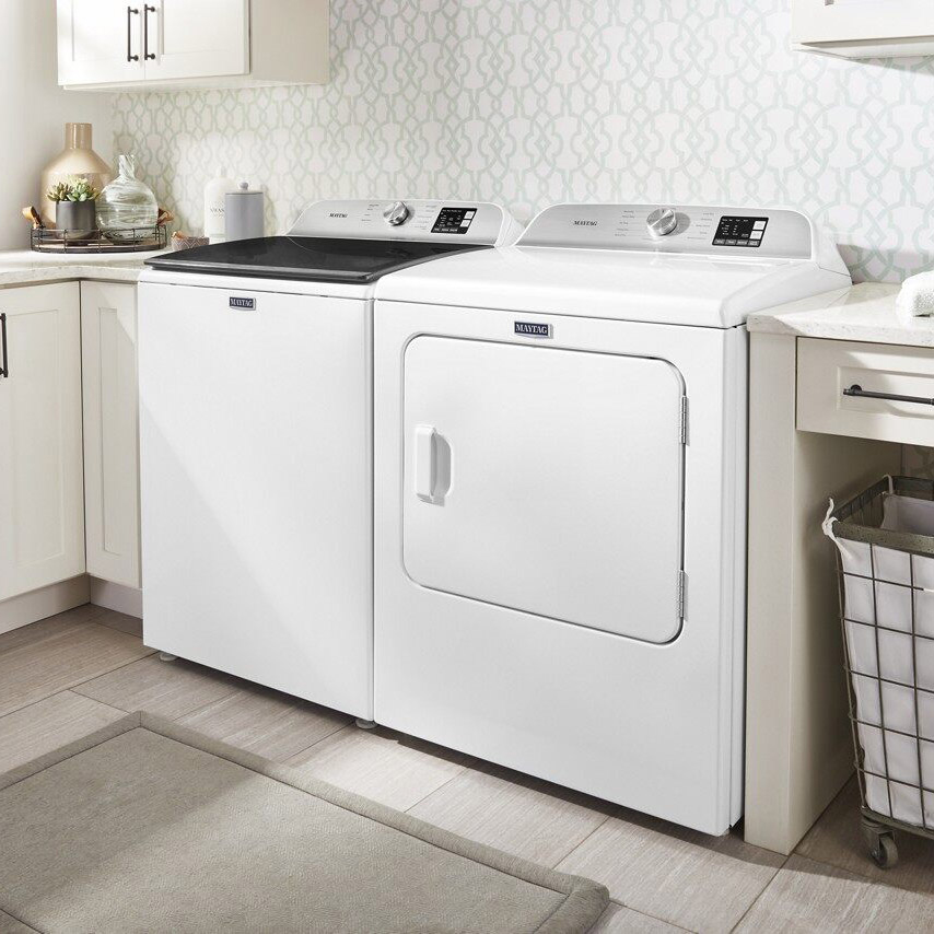 Maytag Electric Dryer with Moisture Sensing, 7.0 cu ft, White | Costco