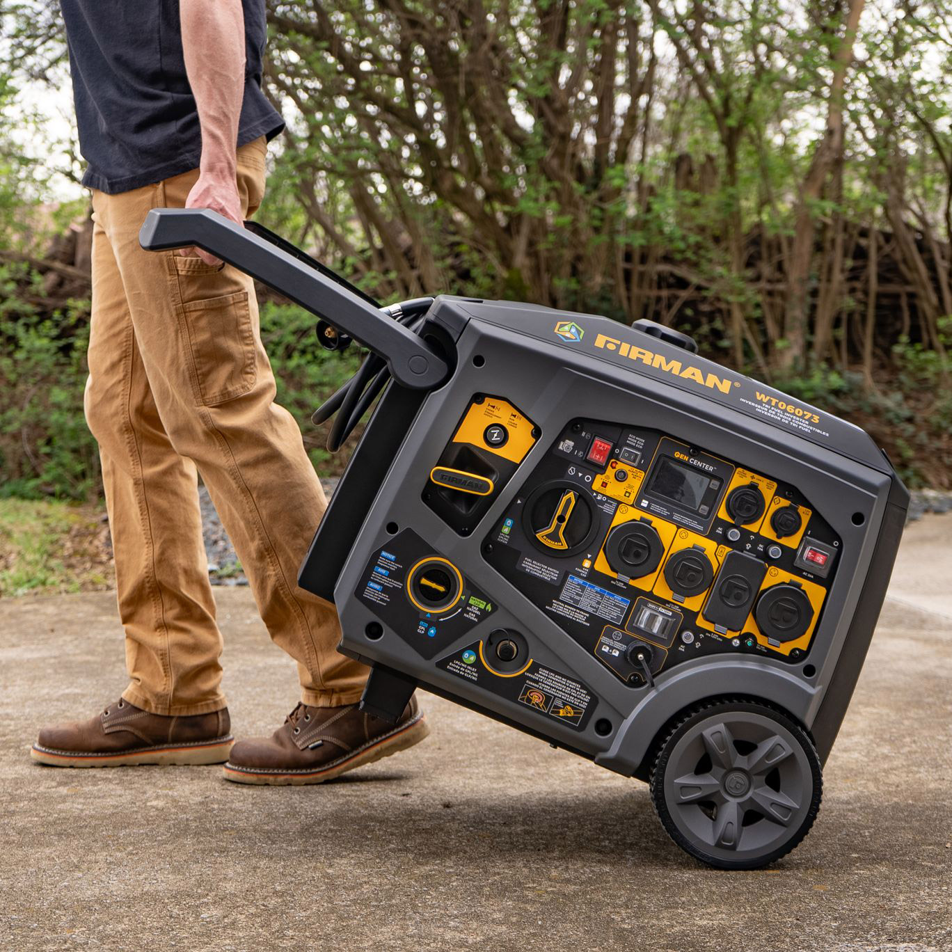 Firman Tri Fuel Inverter Portable Generator 7500W Starting / 6000W ...