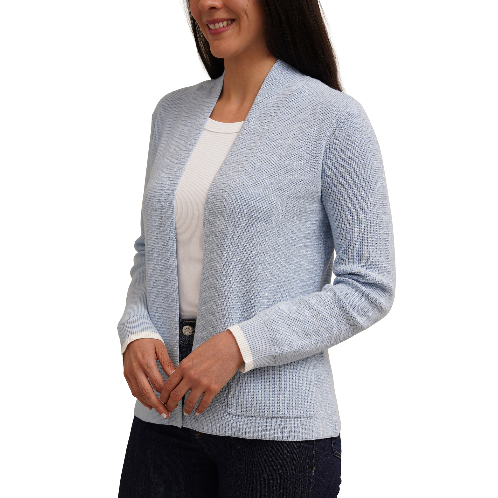 Cyrus Women's Contrast Trim Cardigan | Costco