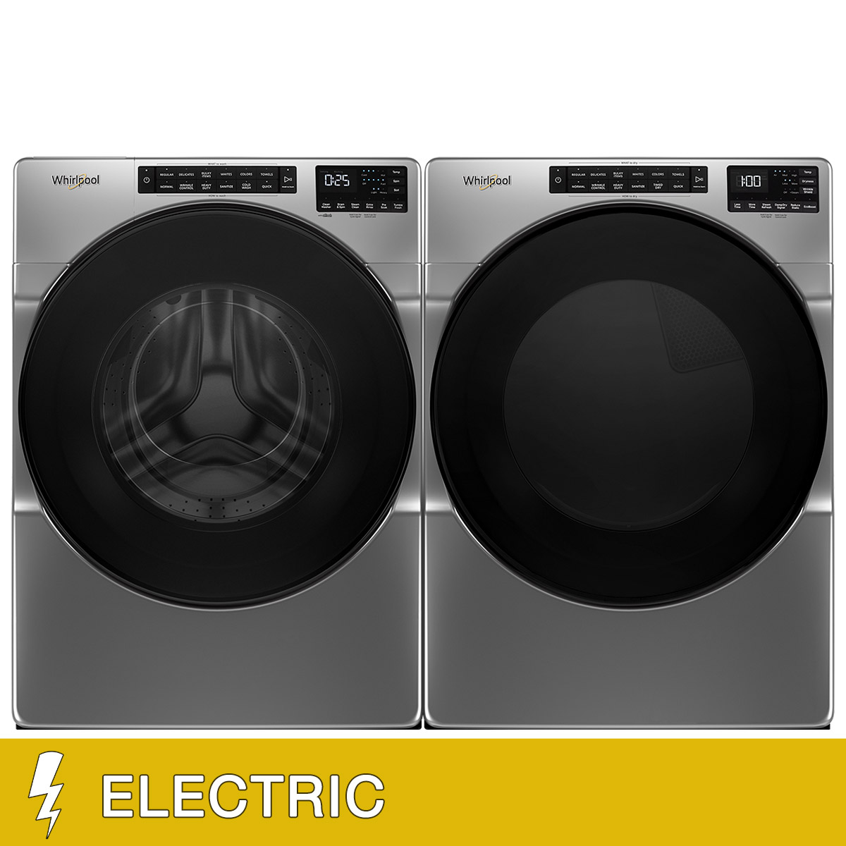 Whirlpool 5.0 cu. ft. Front Load Washer with Quick Wash Cycle and 7.4 ...