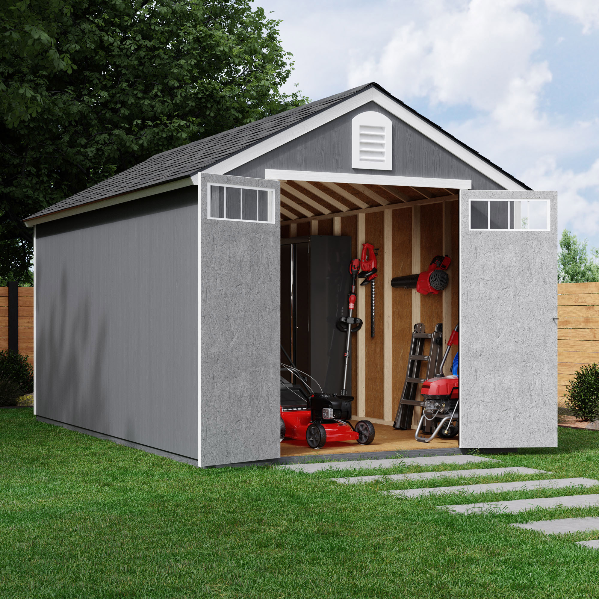 Yardline Everley Wood Shed – Do It Yourself Assembly | Costco