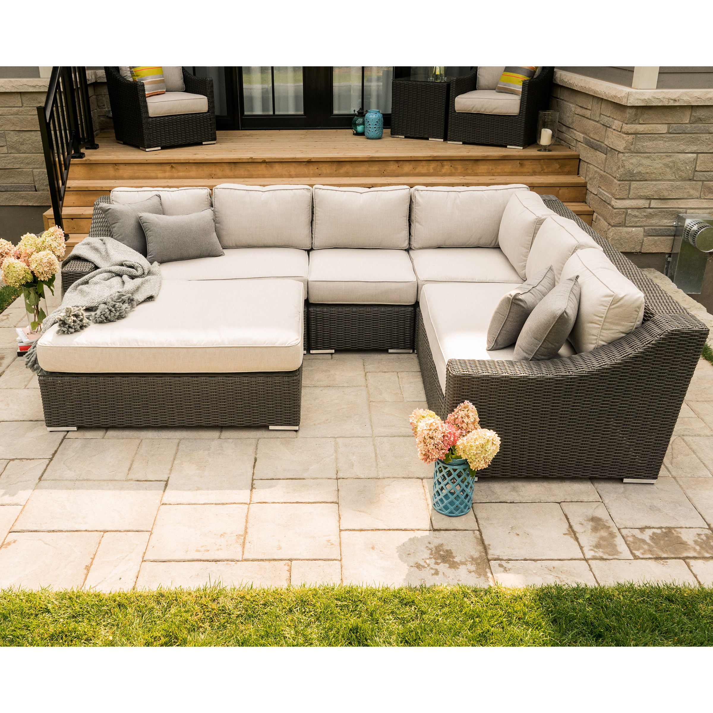 Tuscan Outdoor Patio Seating Area
