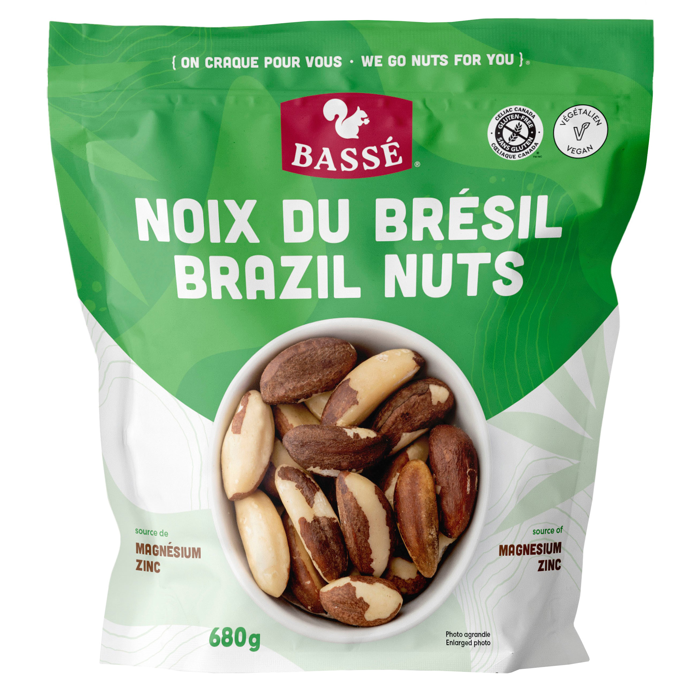 Bassé Whole Brazil Nuts, 680 g | Costco