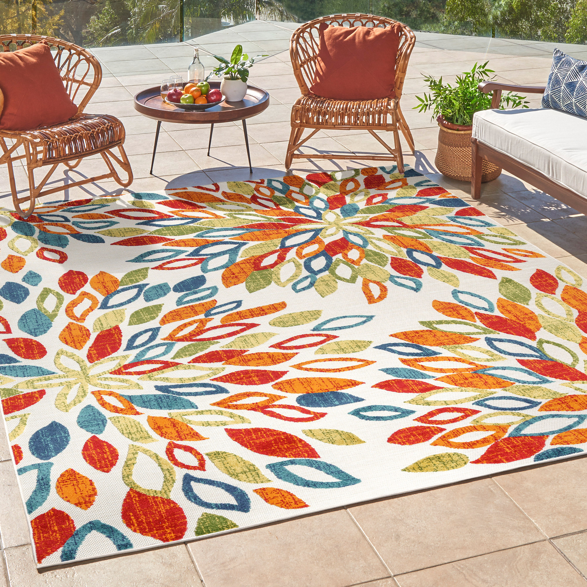 Gertmenian Element Collection Zelda Outdoor Area Rug | Costco
