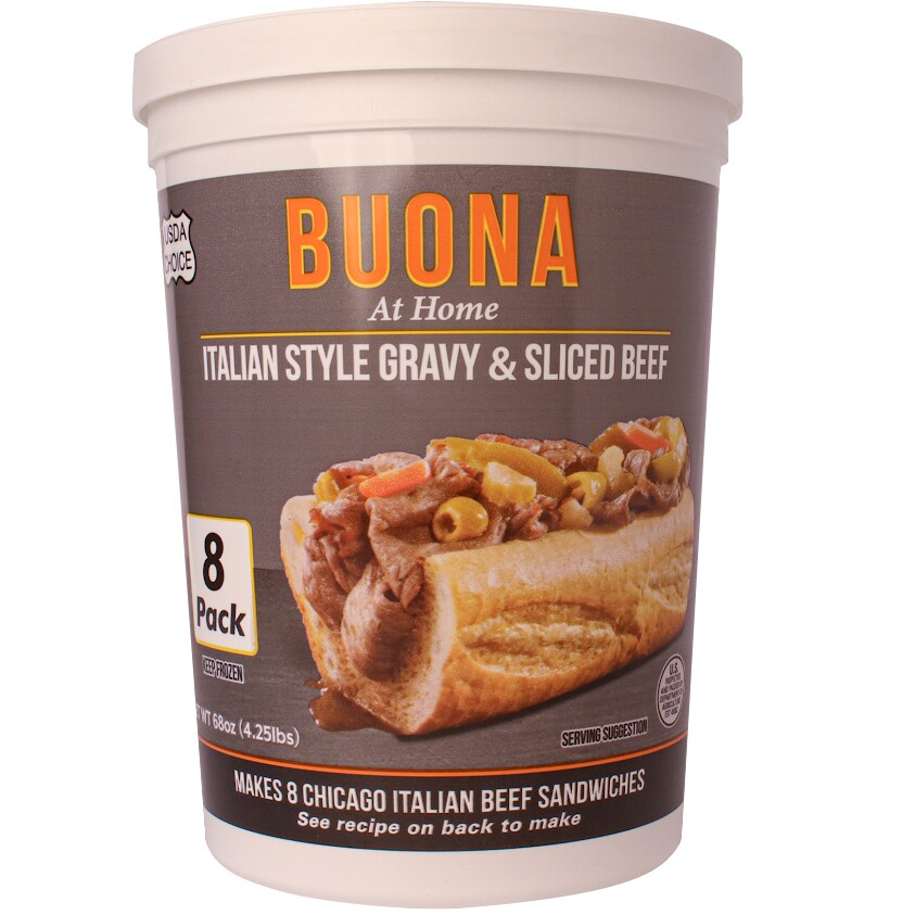 Buona Italian Style Gravy and Sliced Beef, 68 oz | Costco
