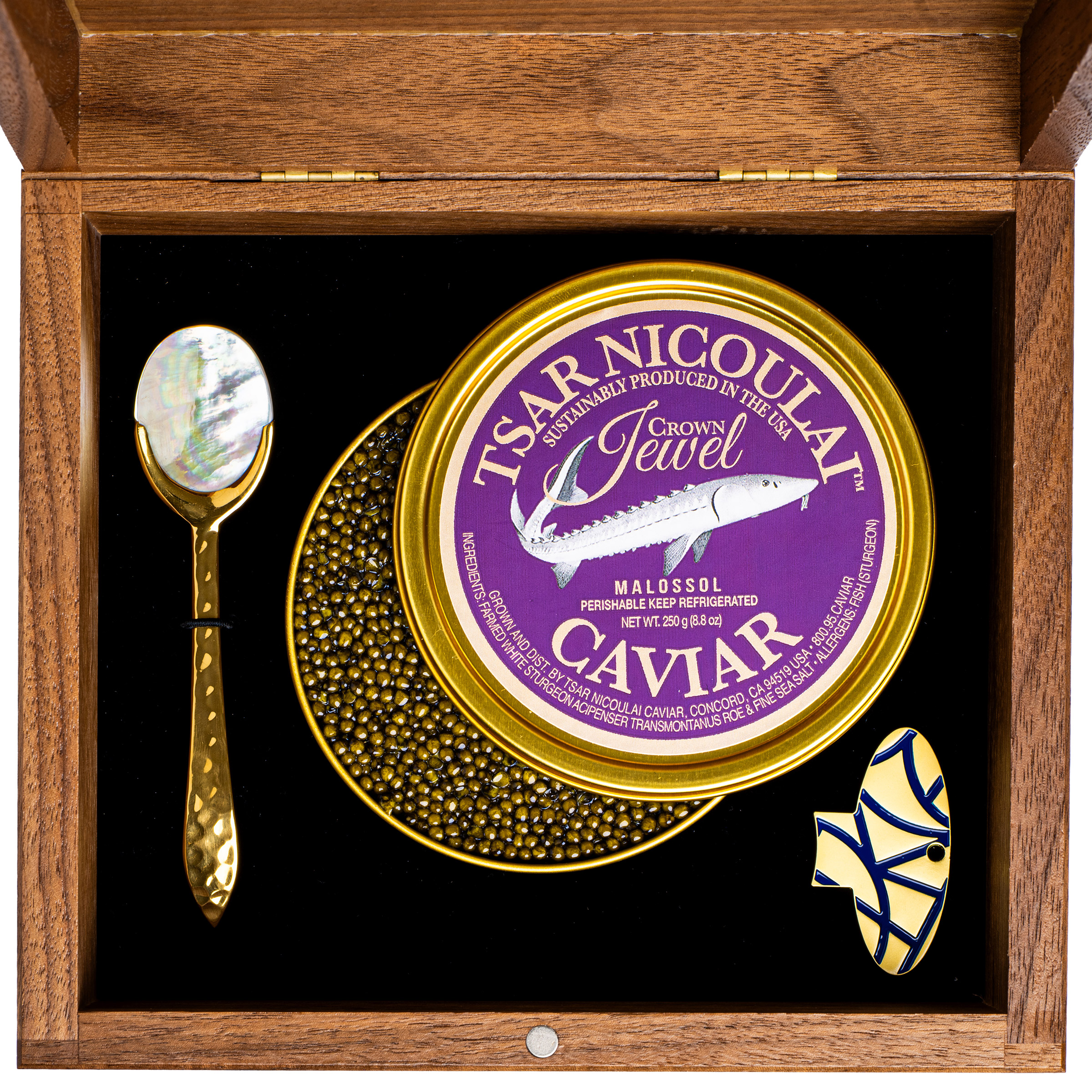 Tsar Nicoulai Caviar Limited Edition Crown Jewel Gift Set | Costco