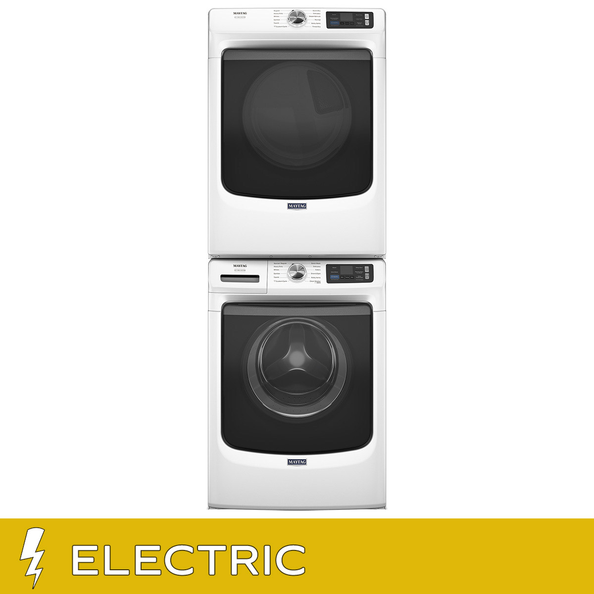 Maytag Laundry Bundle 5.8 cu ft. Front Load Washer and 7.4 cu ft ...