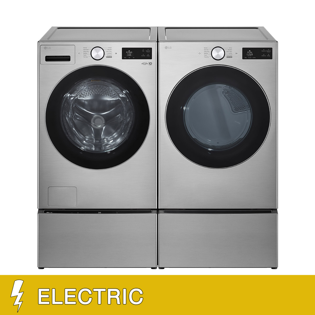 LG 5.0 cu. ft. Mega Capacity Smart Front Load Washer with TurboWash and ...
