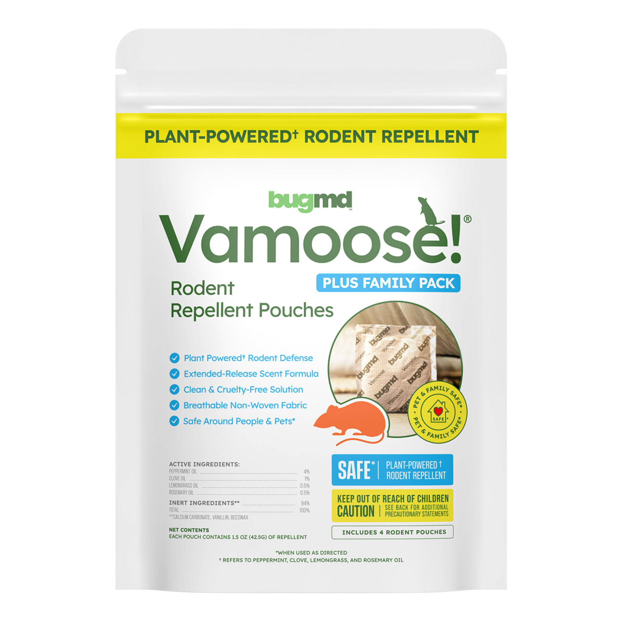 BugMD Vamoose Plus Rodent Repellent Pouches, 8-pack | Costco