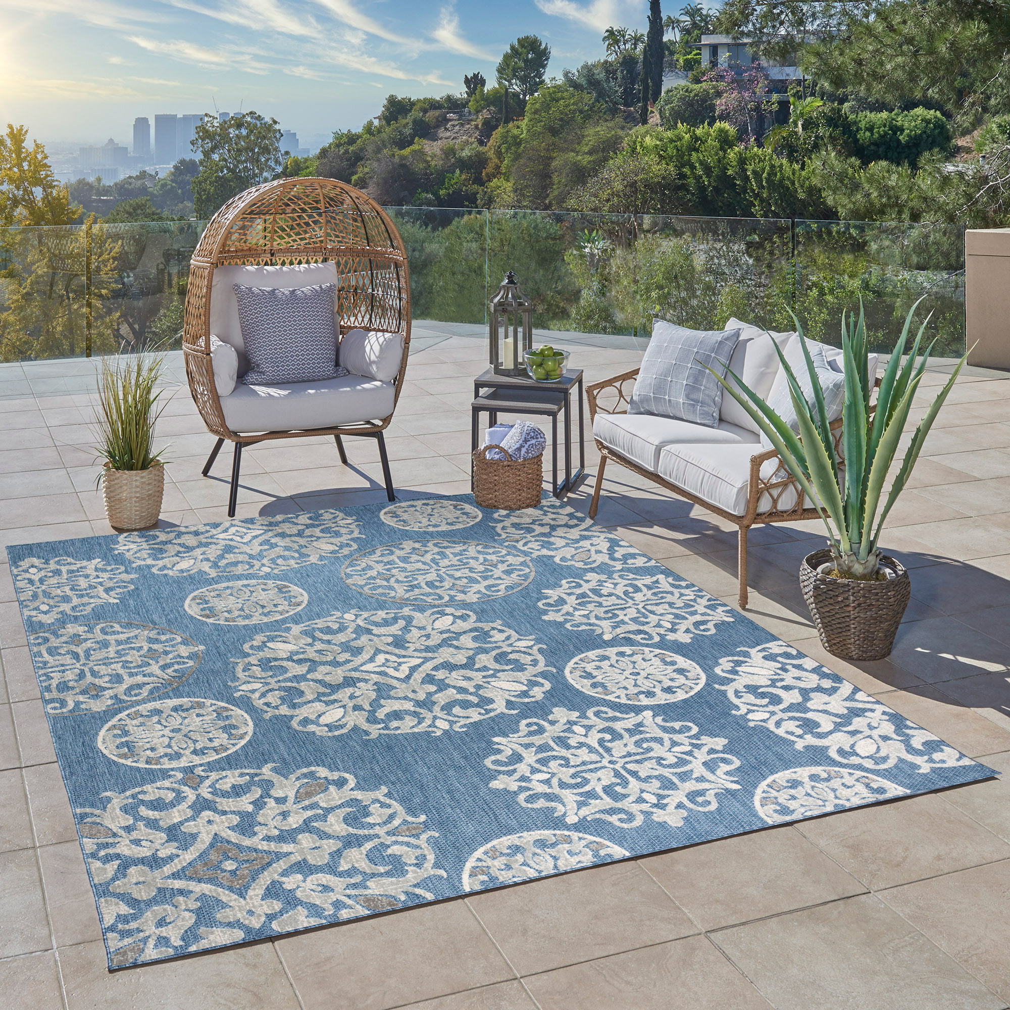 Costco Outdoor Rugs For Patios Ravenna Indoor/Outdoor Rug, Monte