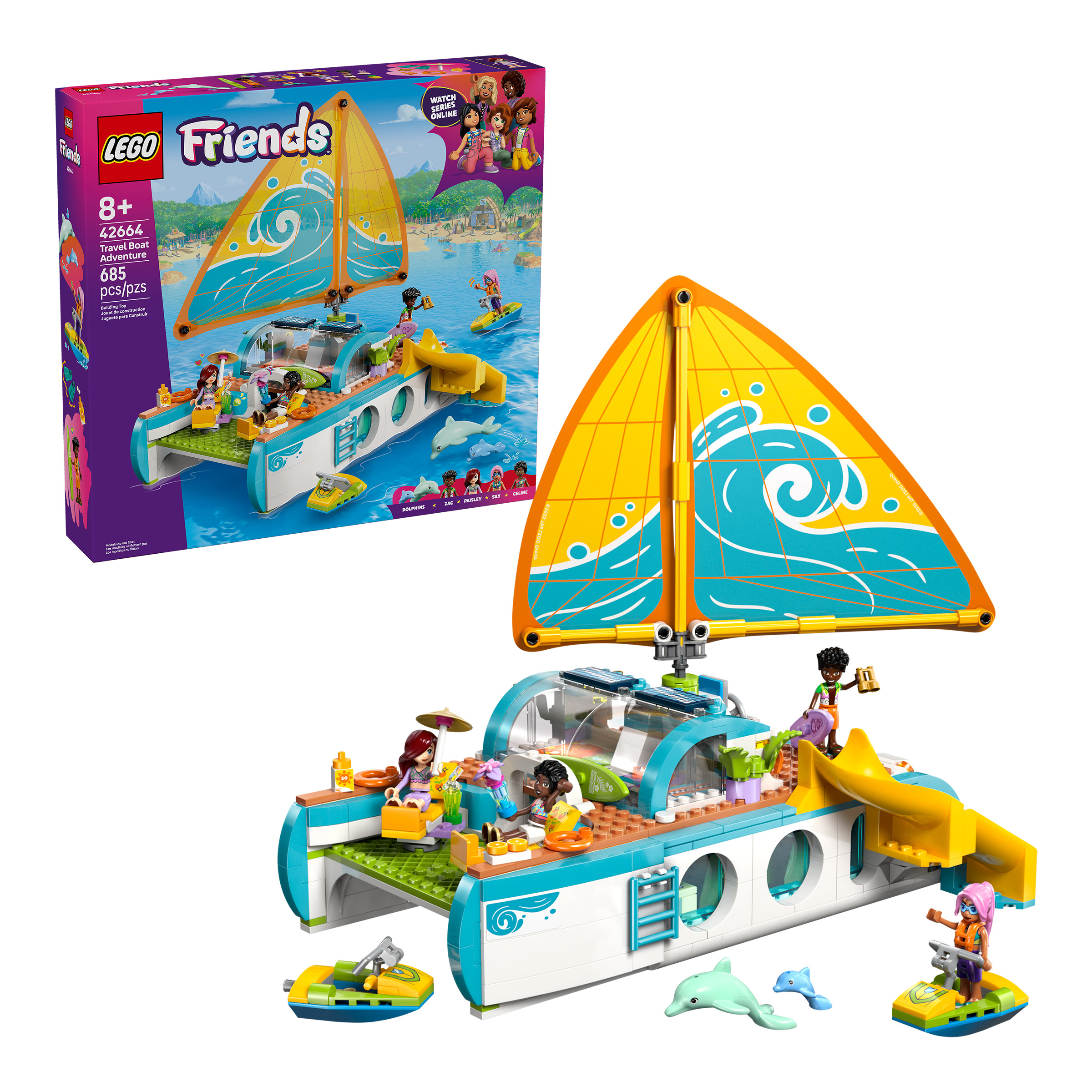 LEGO Friends Travel Boat Adventure 42664 | Costco