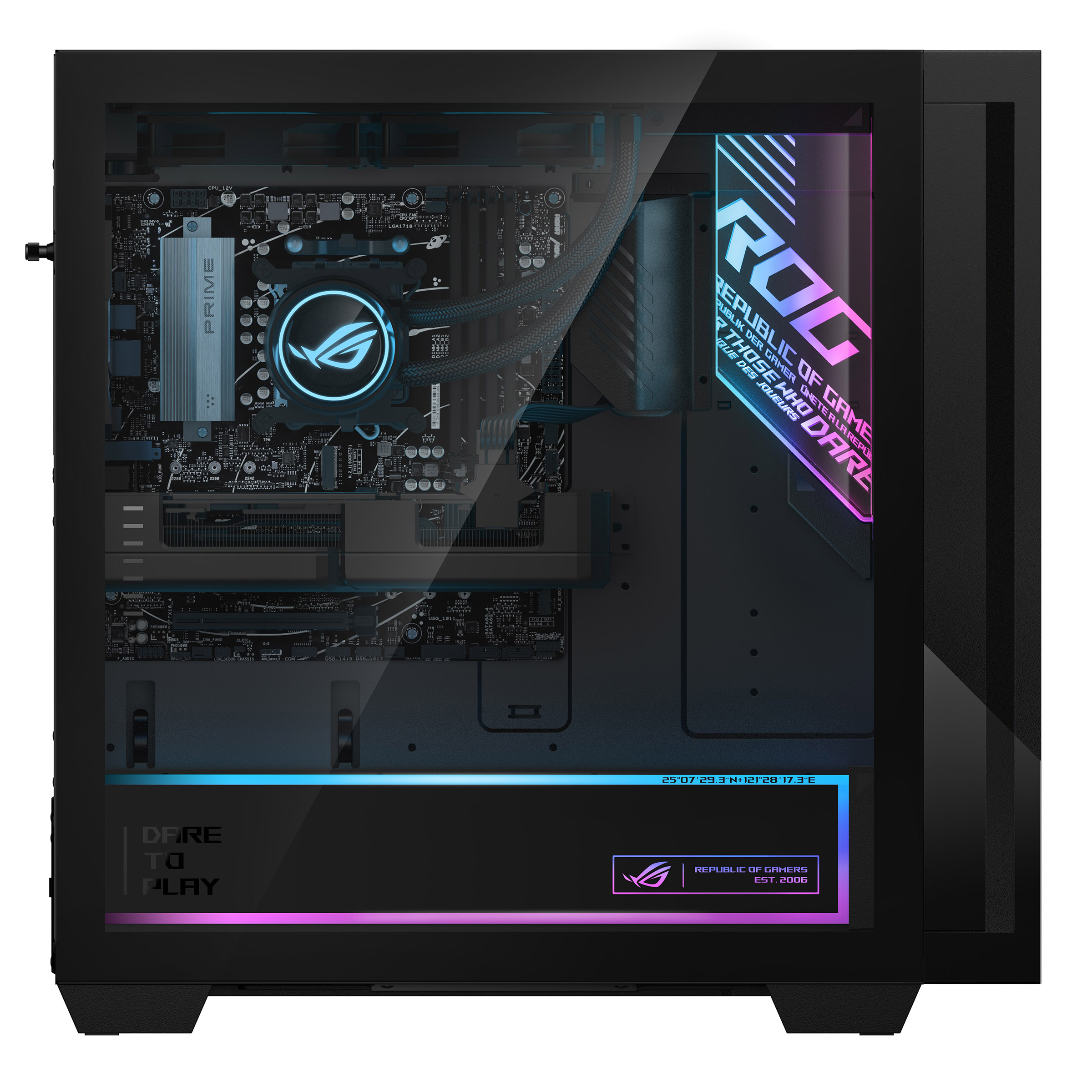 ASUS ROG GM700 58L Gaming Desktop - AMD Ryzen 7 8700F Processor ...