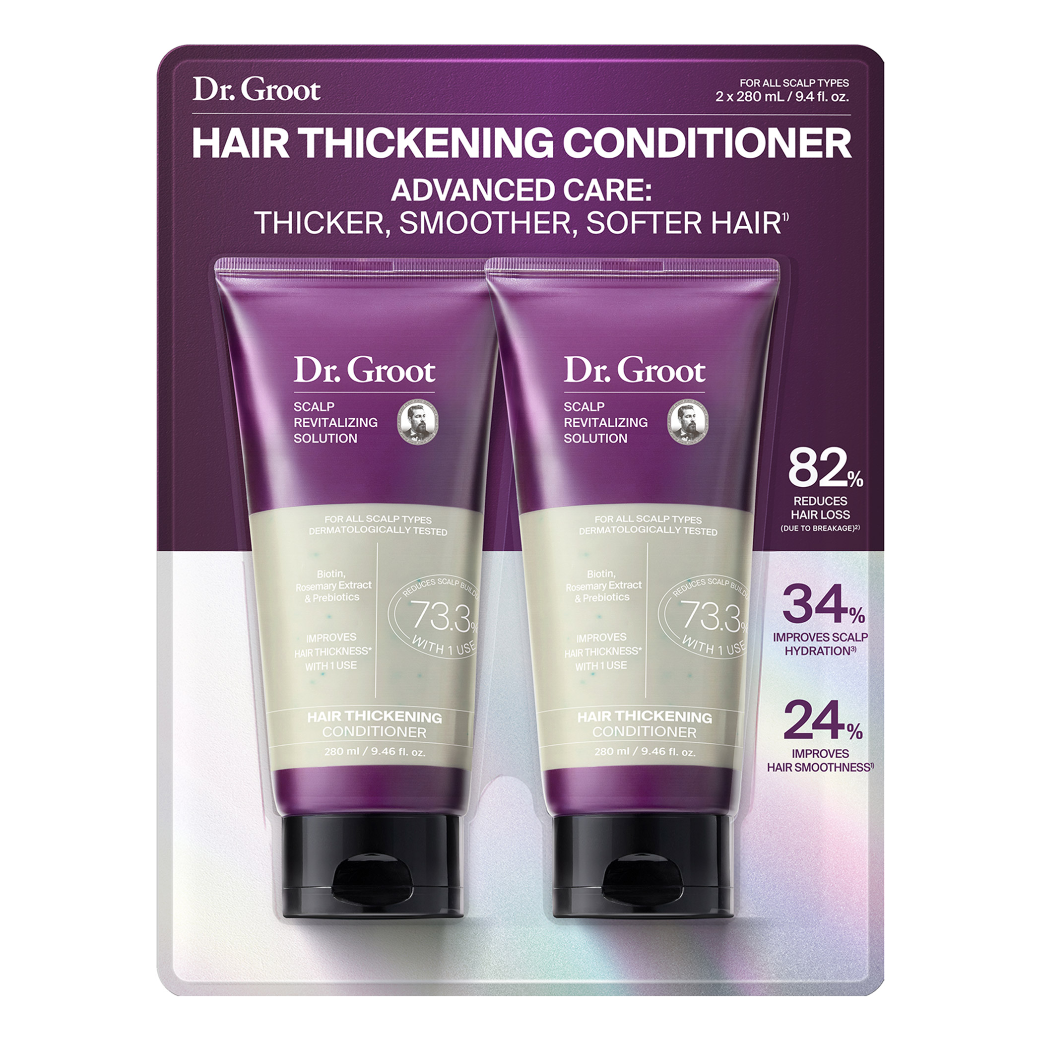Dr. Groot Scalp Revitalizing Conditioner, 9.46 fl oz, 2-pack | Costco