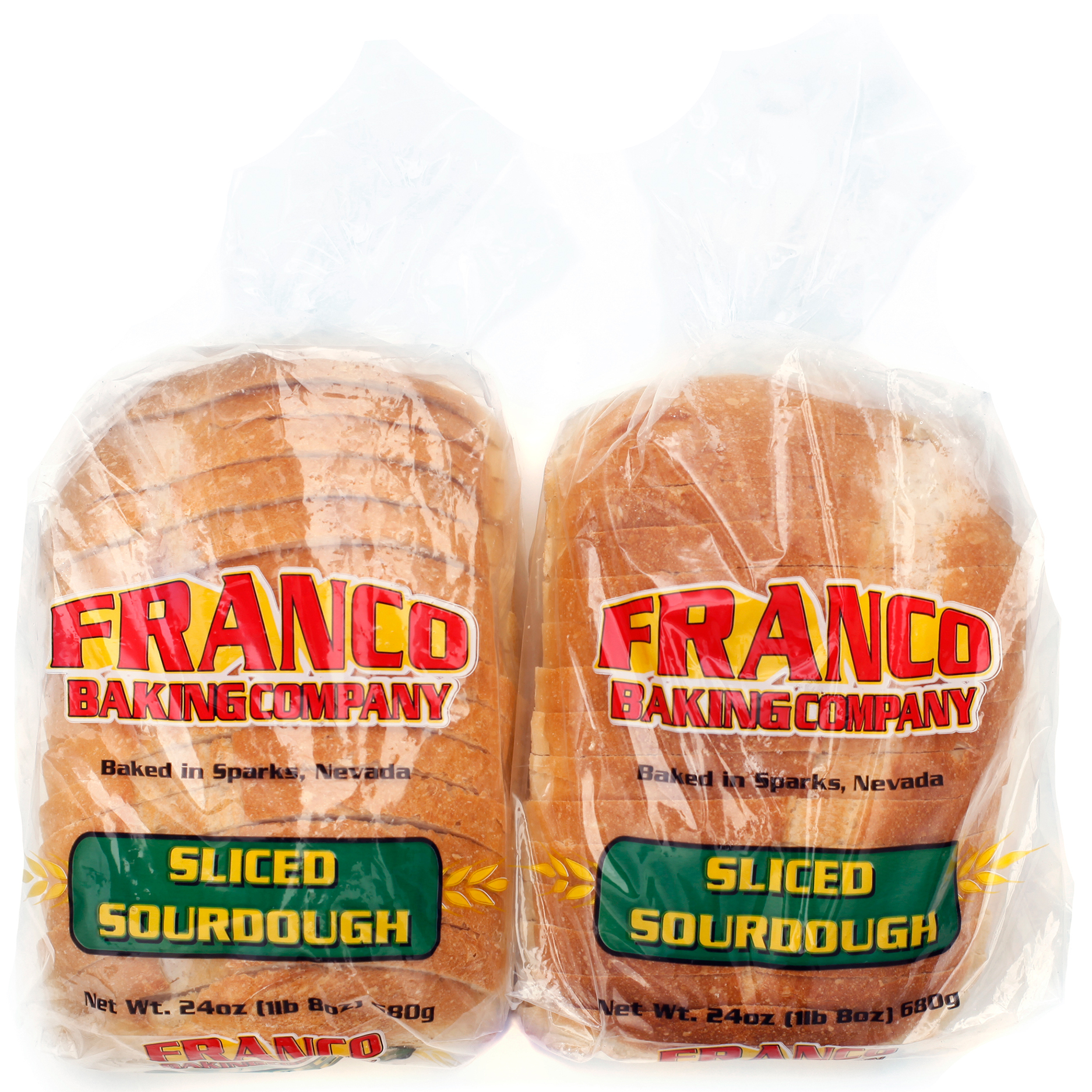 Franco Baking Company Sliced Sourdough Bread, 24 oz, 2 ct | Costco