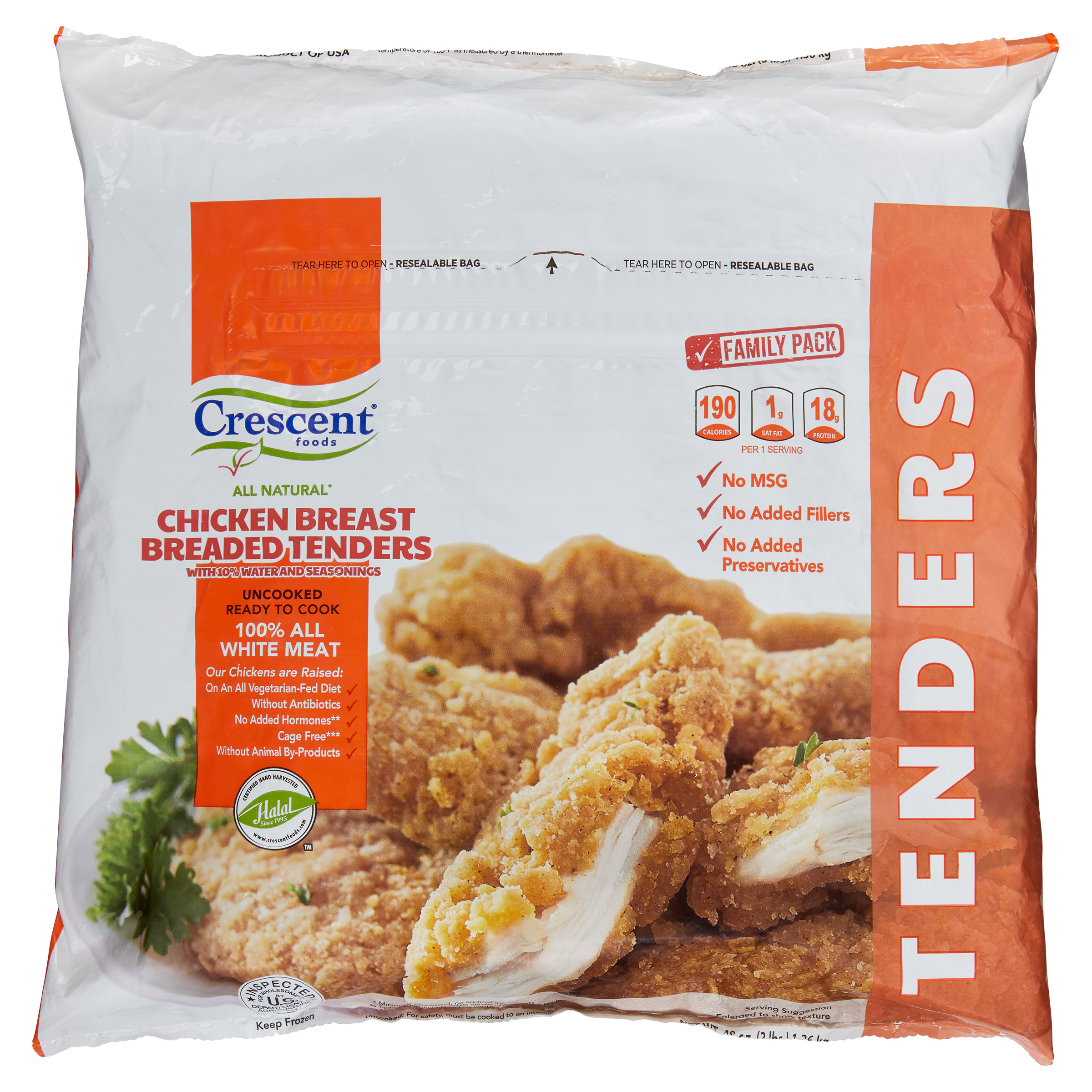 Crescent Foods Chicken Breast Breaded Tenders, 3 lbs | Costco
