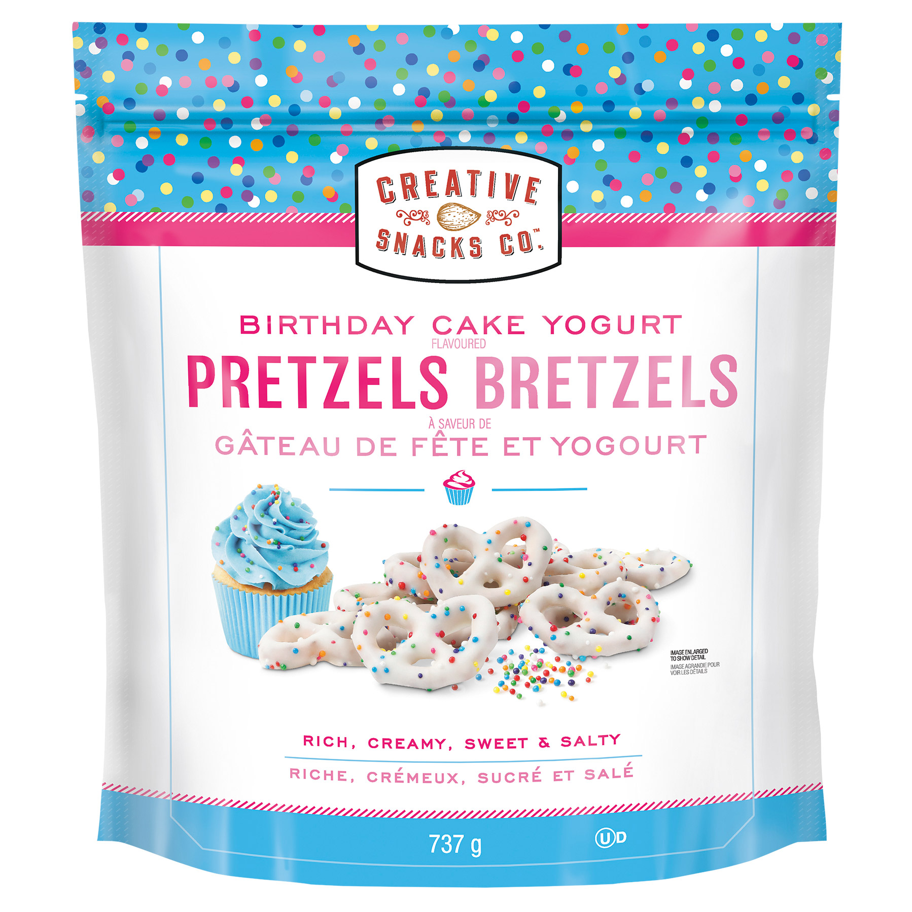 Creative Snacks Co Birthday Cake Pretzels, 737 g | Costco